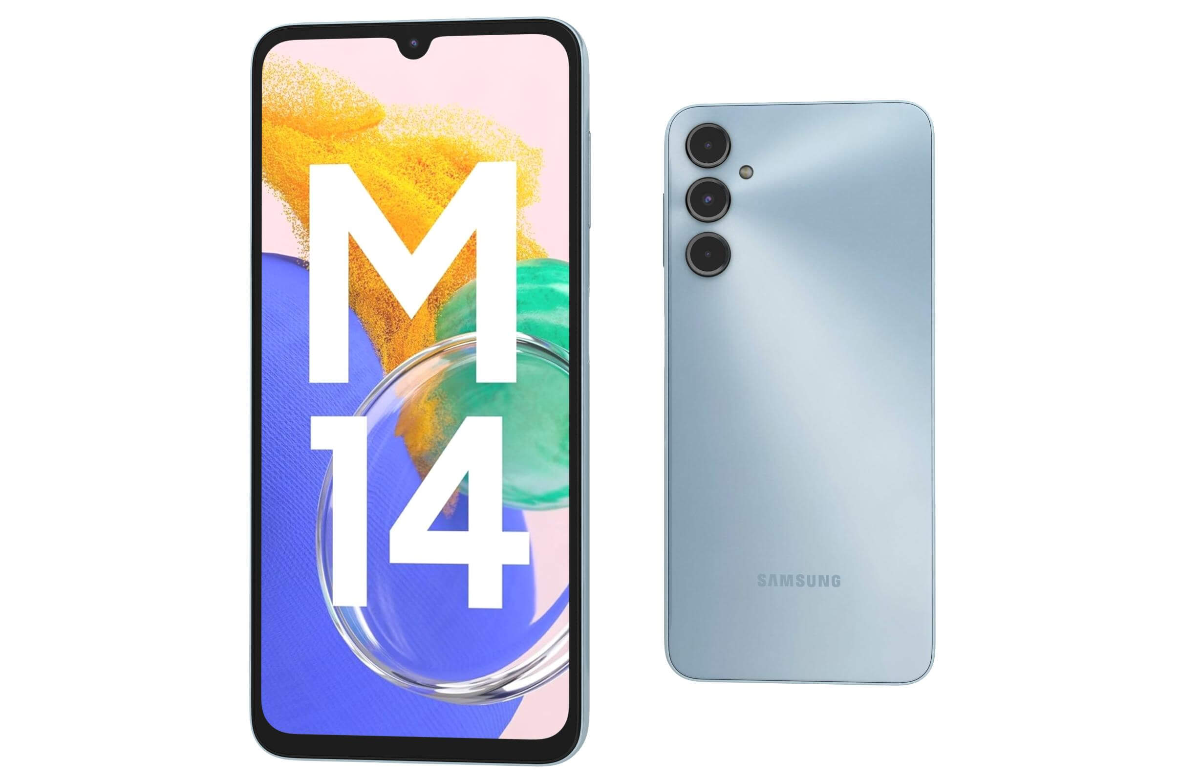 Samsung Galaxy M14 4G Blue - 3D Model by Rever_Art