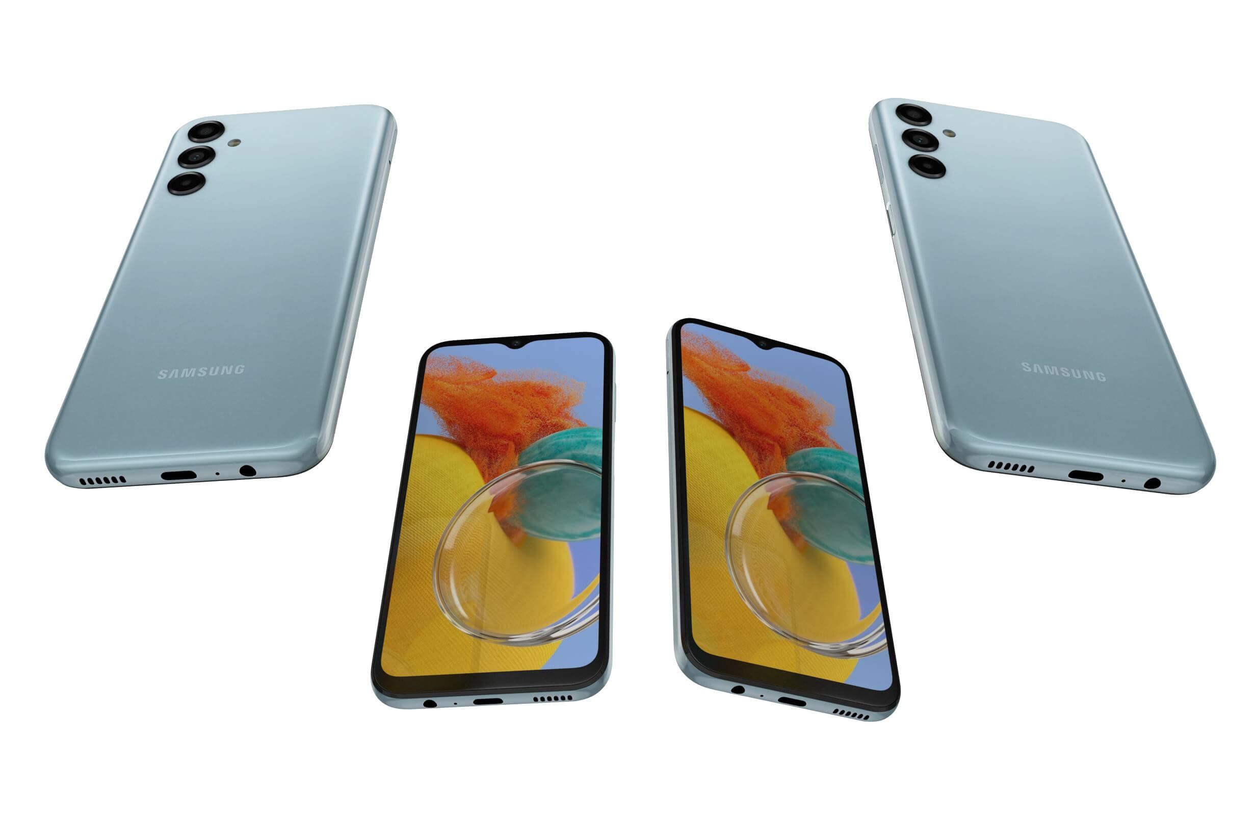 Samsung Galaxy M14 All Colors - 3D Model by Rever_Art