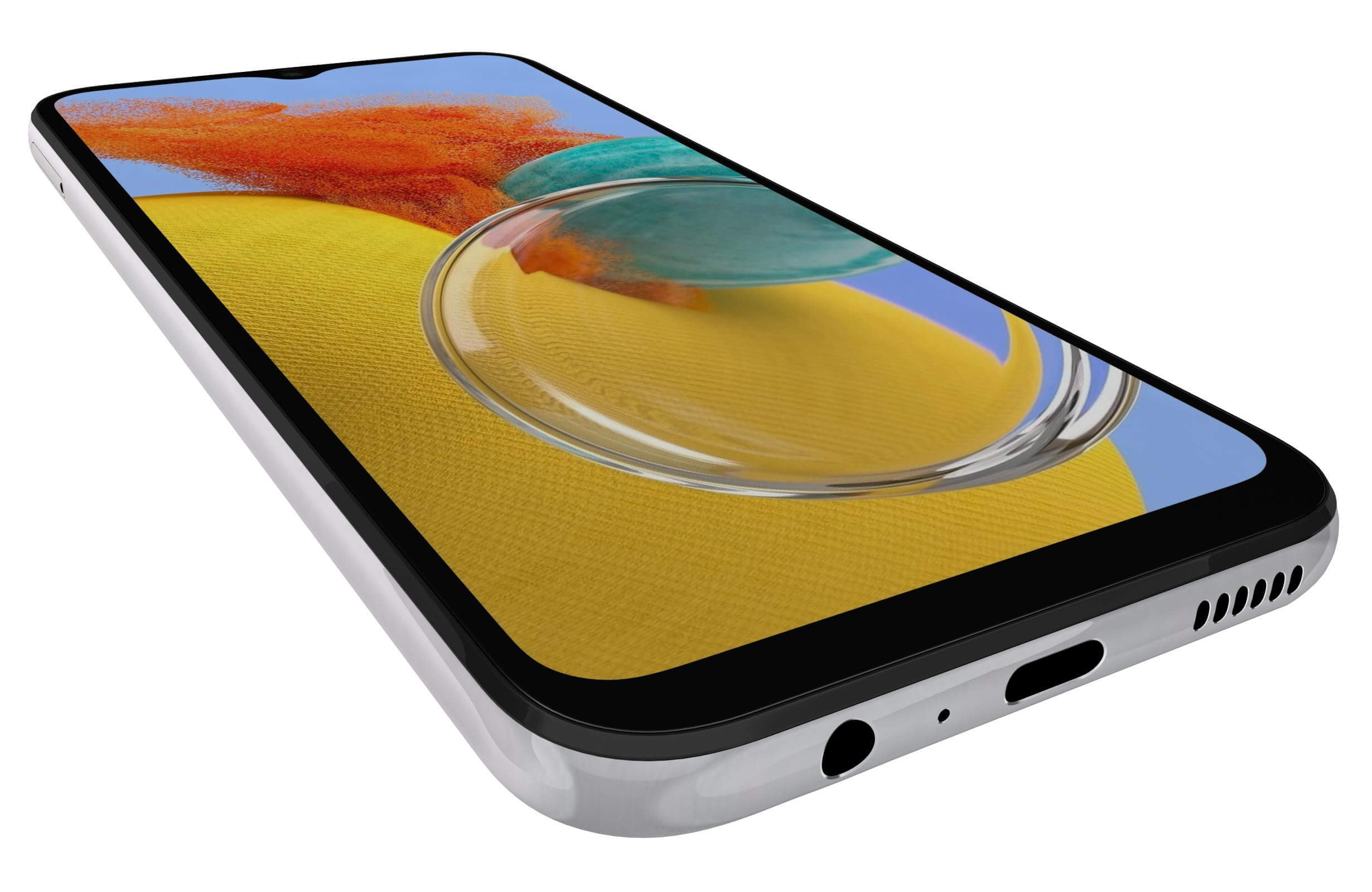 Samsung Galaxy M14 White - 3D Model by Rever_Art