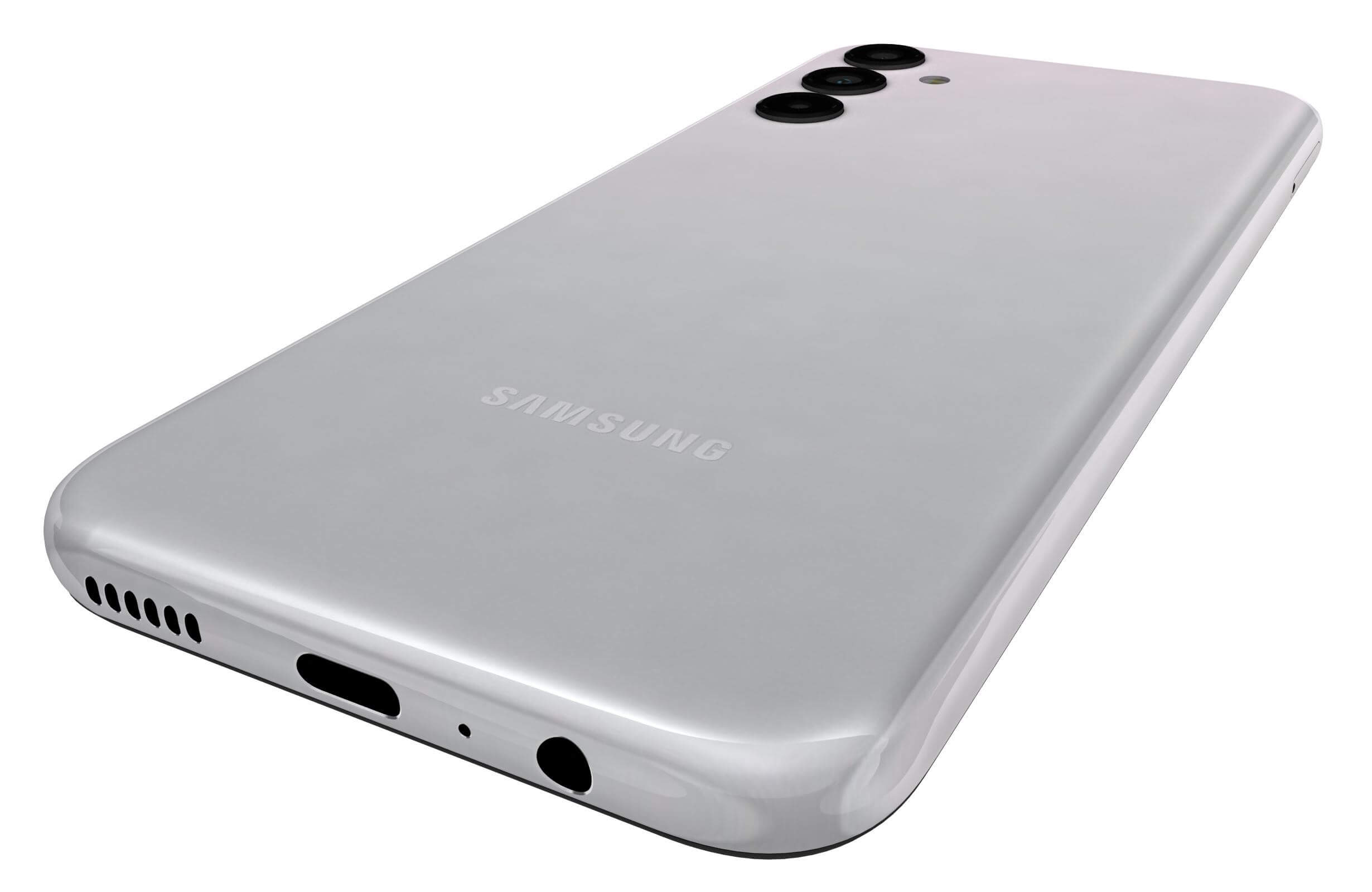 Samsung Galaxy M14 White - 3D Model by Rever_Art