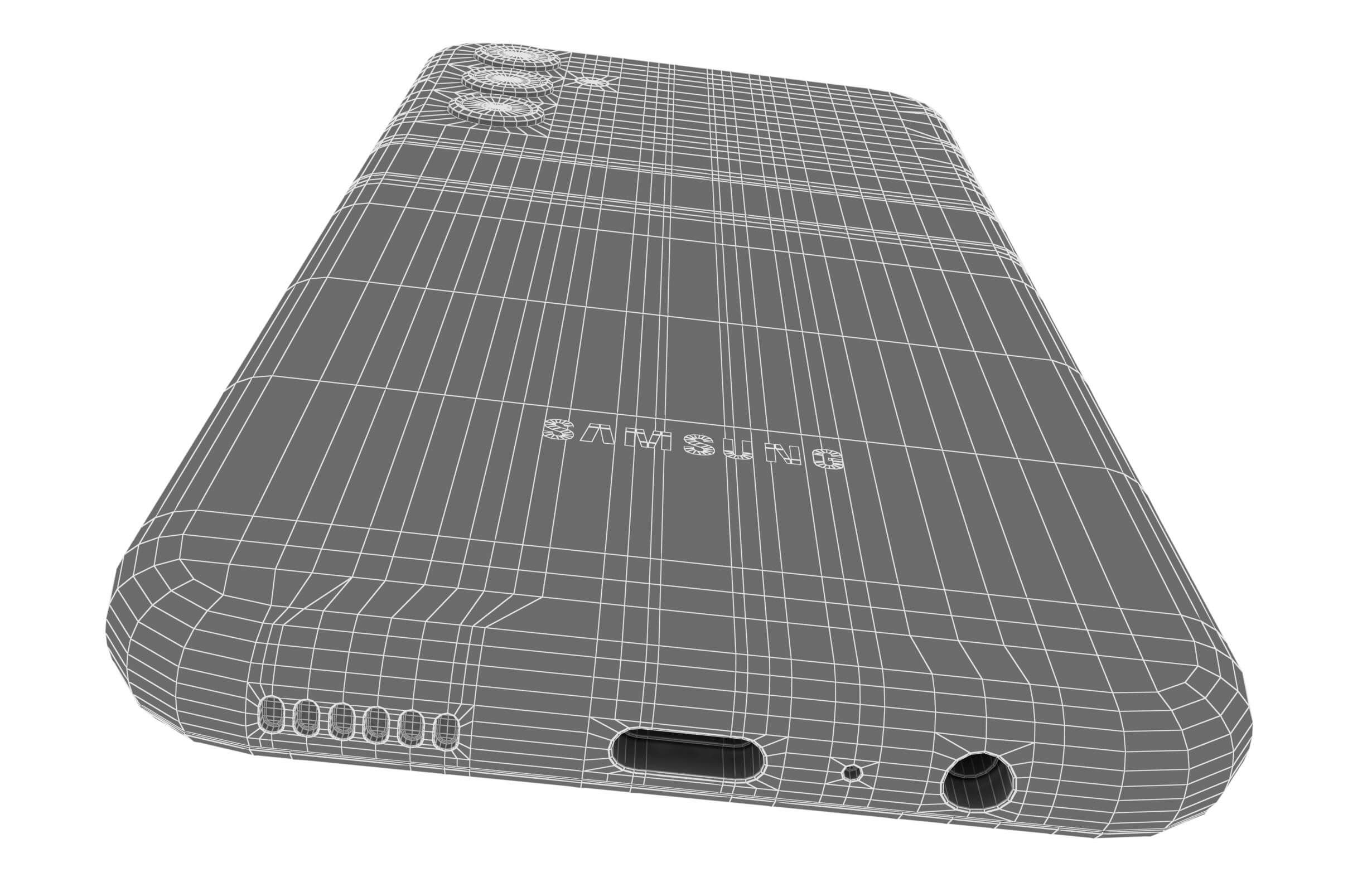 Samsung Galaxy M14 White - 3D Model by Rever_Art