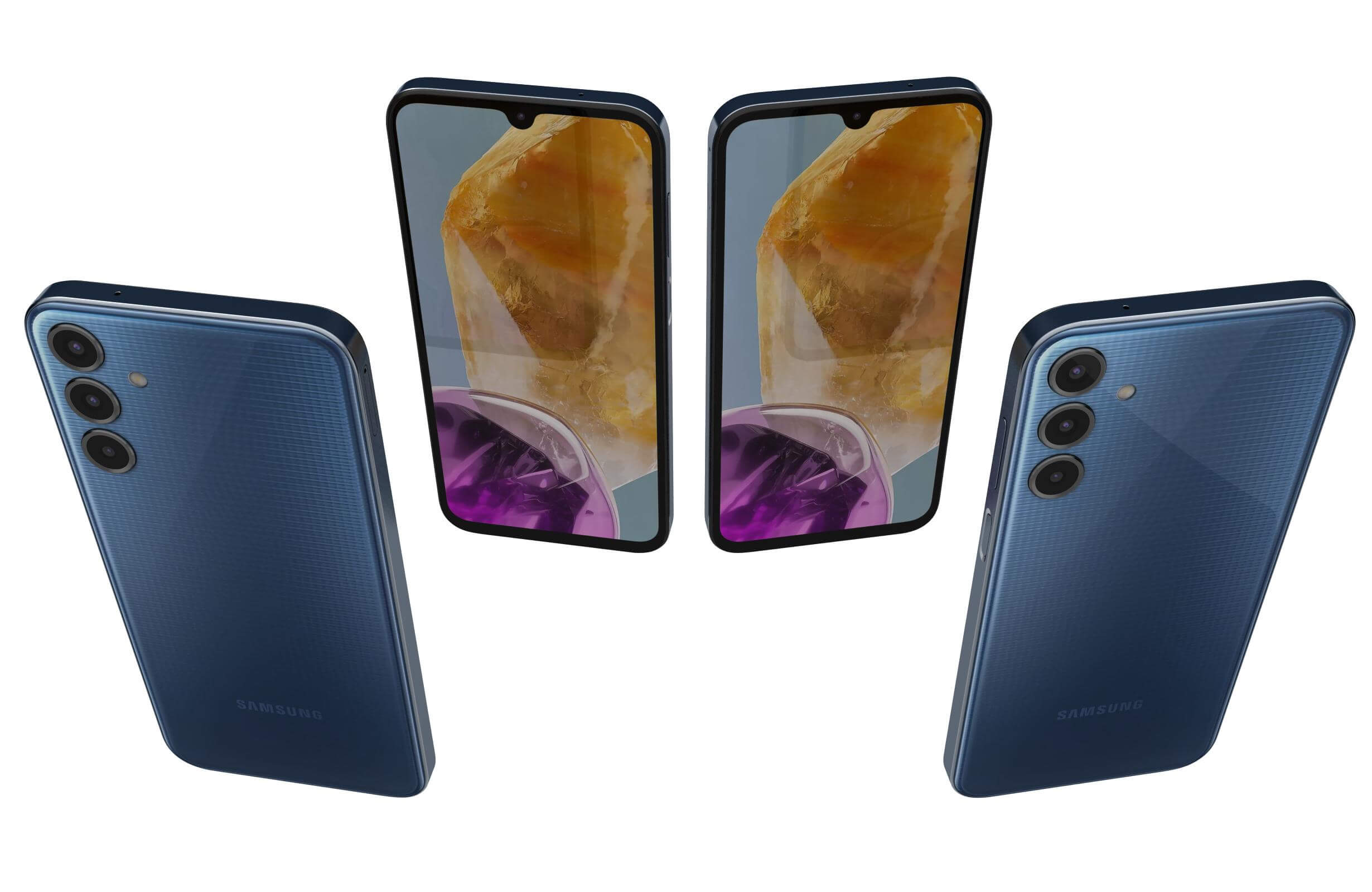 Samsung Galaxy M15 Dark Blue - 3D Model by Rever_Art