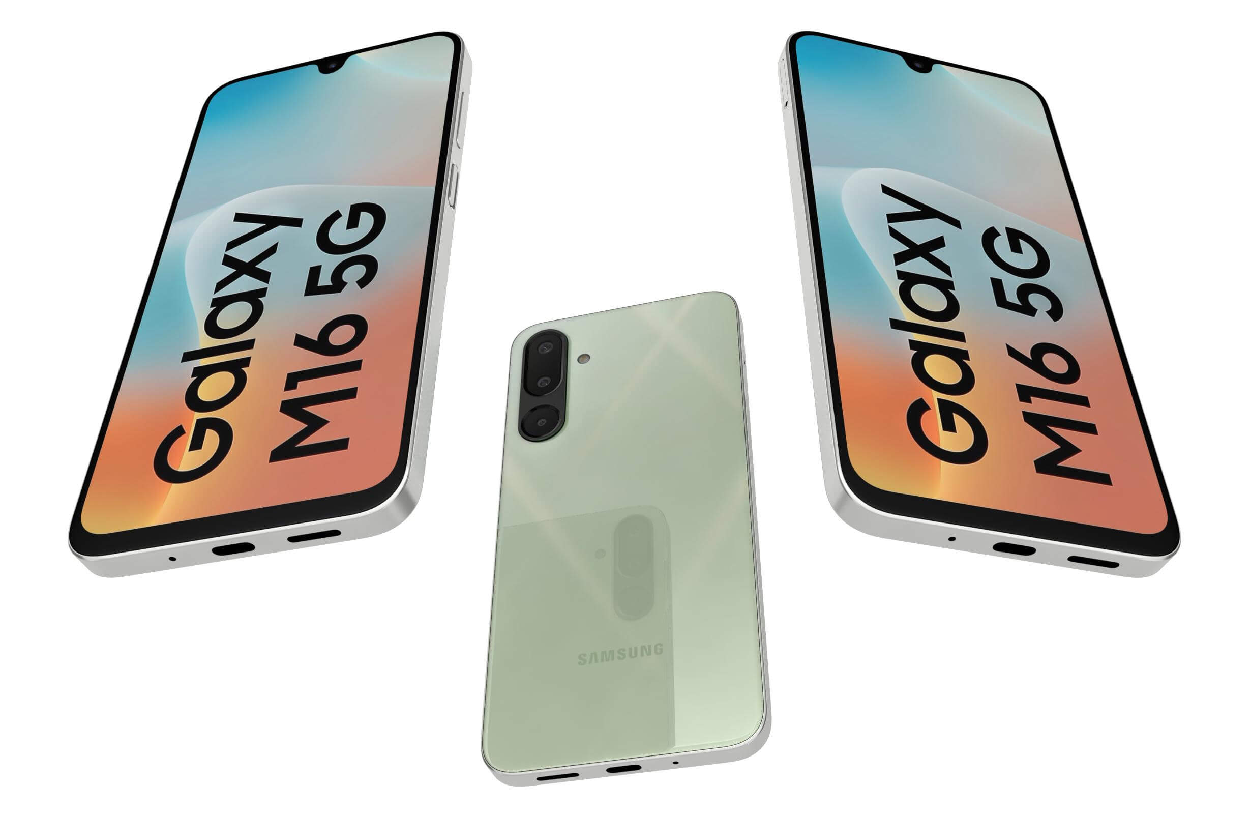 Samsung Galaxy M16 Mint Green - 3D Model by Rever_Art