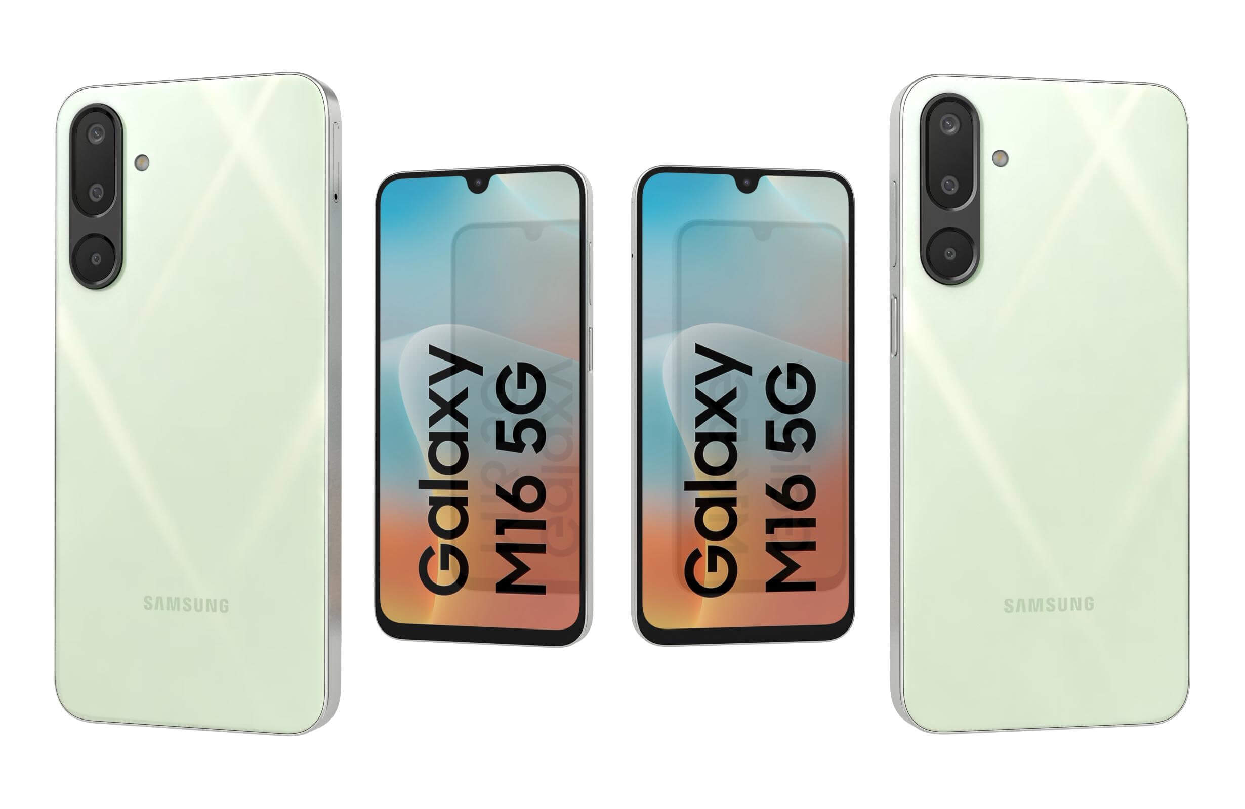 Samsung Galaxy M16 Mint Green - 3D Model by Rever_Art