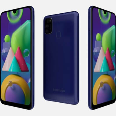 Samsung Galaxy M21 Midnight Blue - 3D Model by Rever_Art