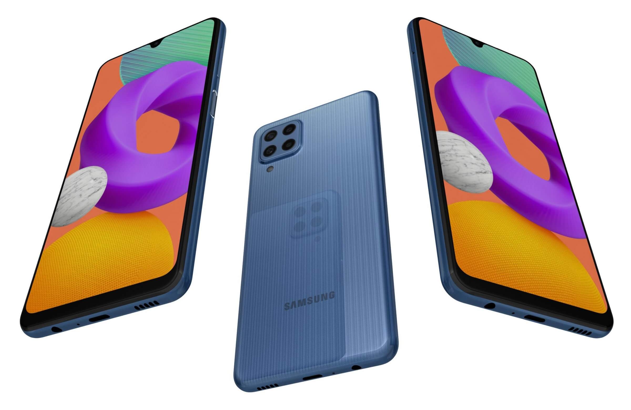 Samsung Galaxy M22 Light Blue - 3D Model by Rever_Art