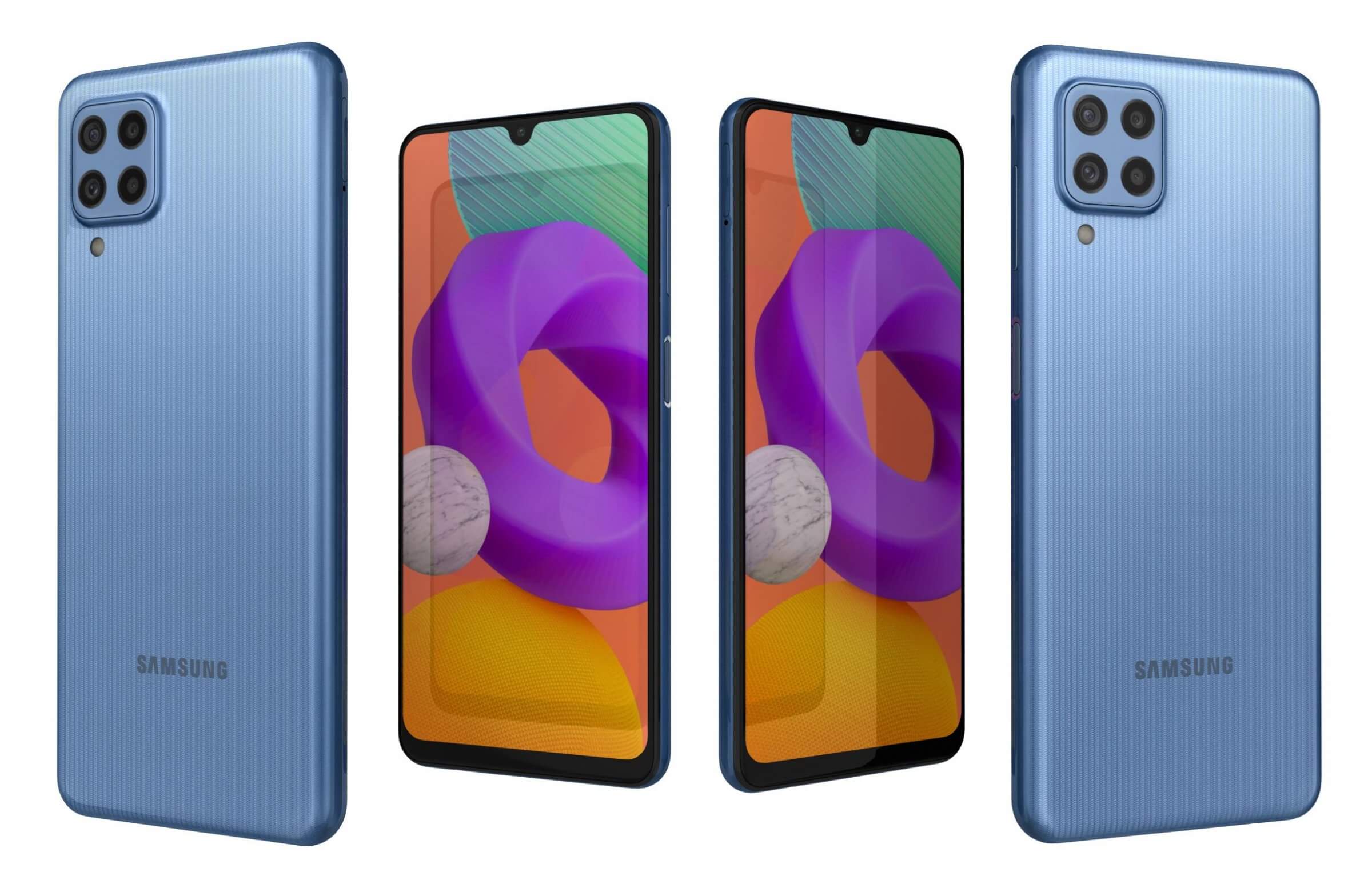 Samsung Galaxy M22 Light Blue - 3D Model by Rever_Art