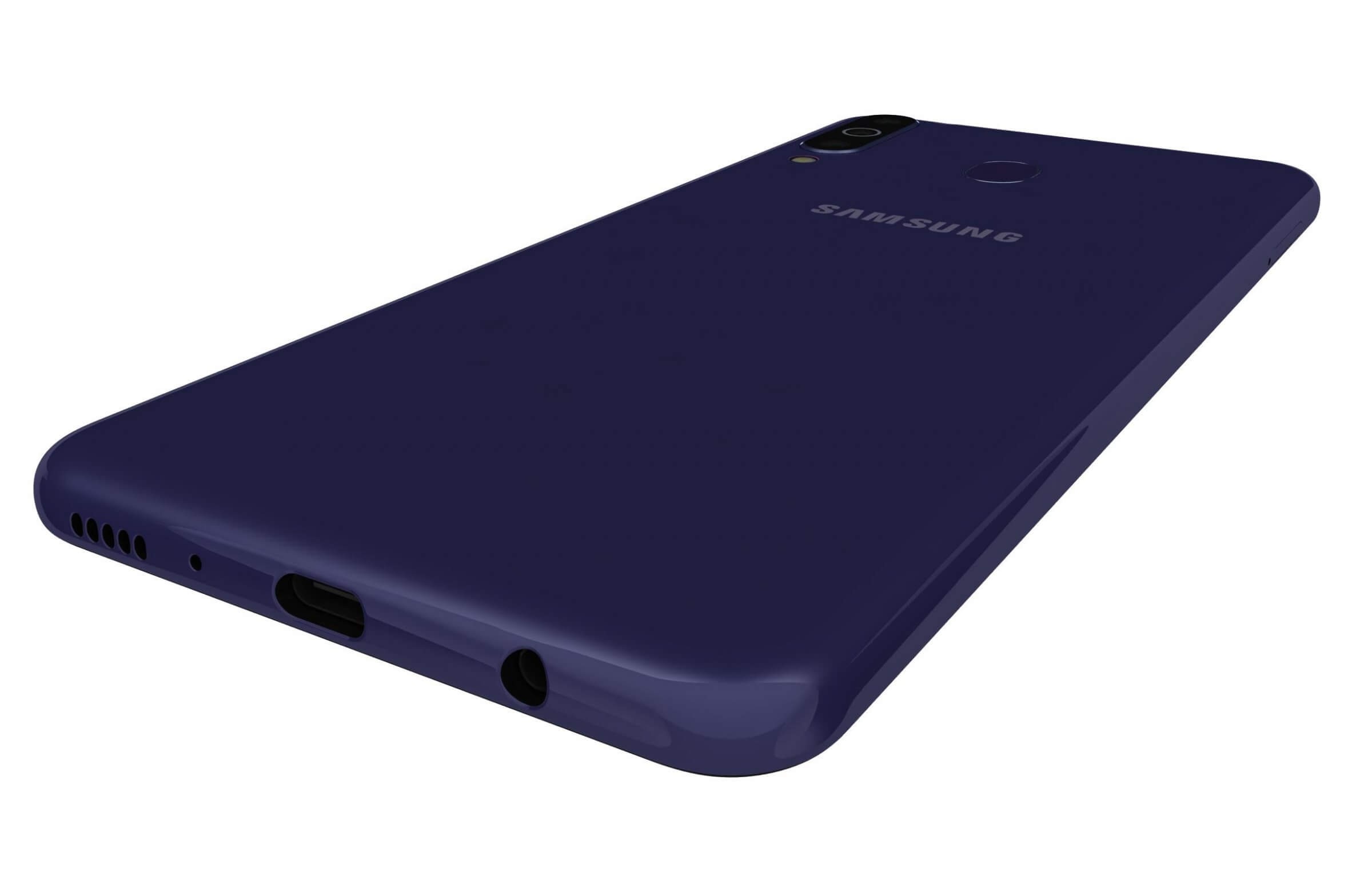 Samsung Galaxy M30 Blue - 3D Model by Rever_Art