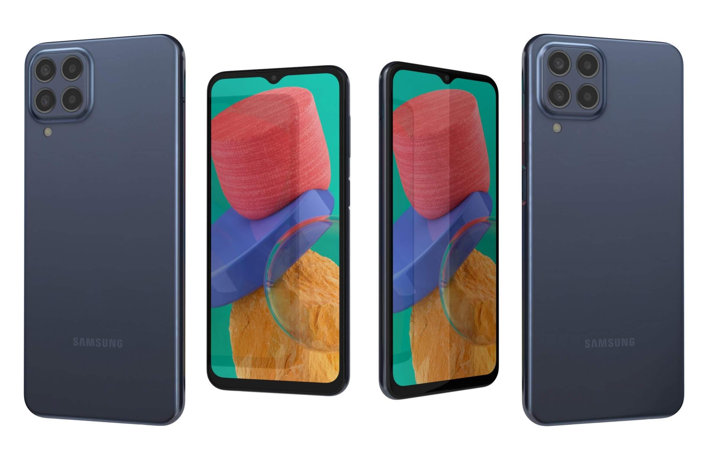 Samsung Galaxy M33 All Colors - 3D Model by Rever_Art