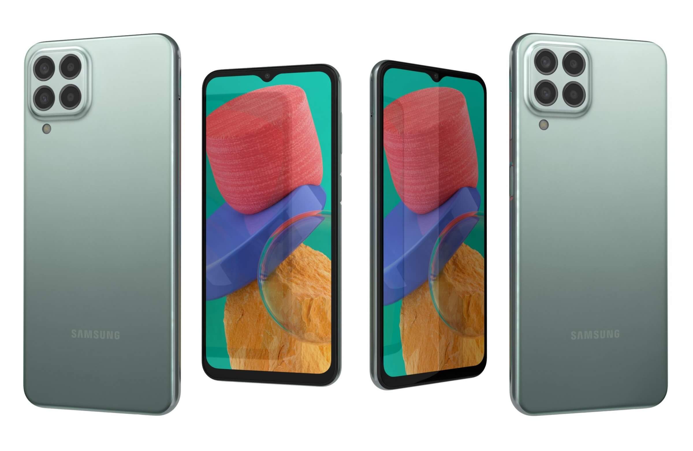 Samsung Galaxy M33 All Colors - 3D Model by Rever_Art