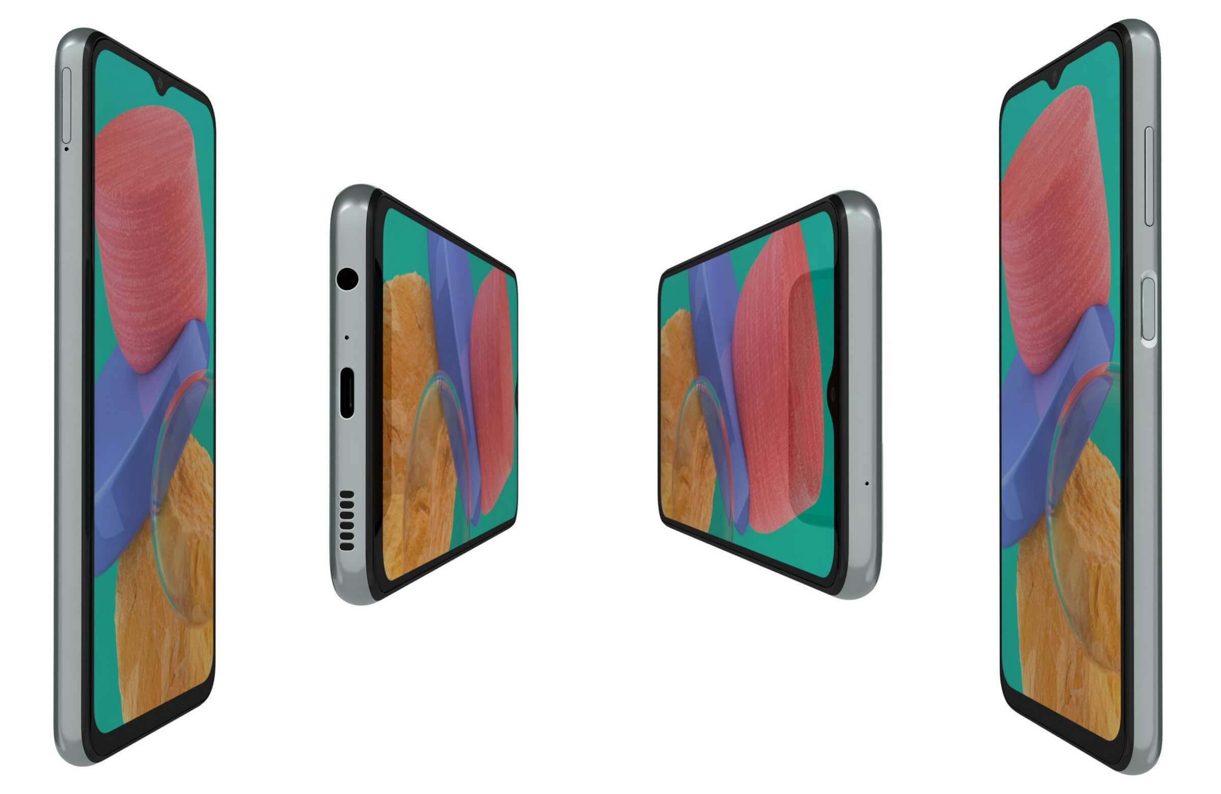 Samsung Galaxy M33 All Colors - 3D Model by Rever_Art