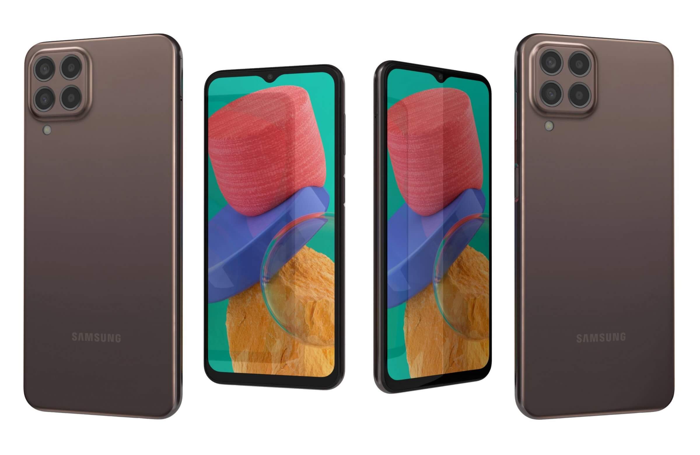 Samsung Galaxy M33 All Colors - 3D Model by Rever_Art