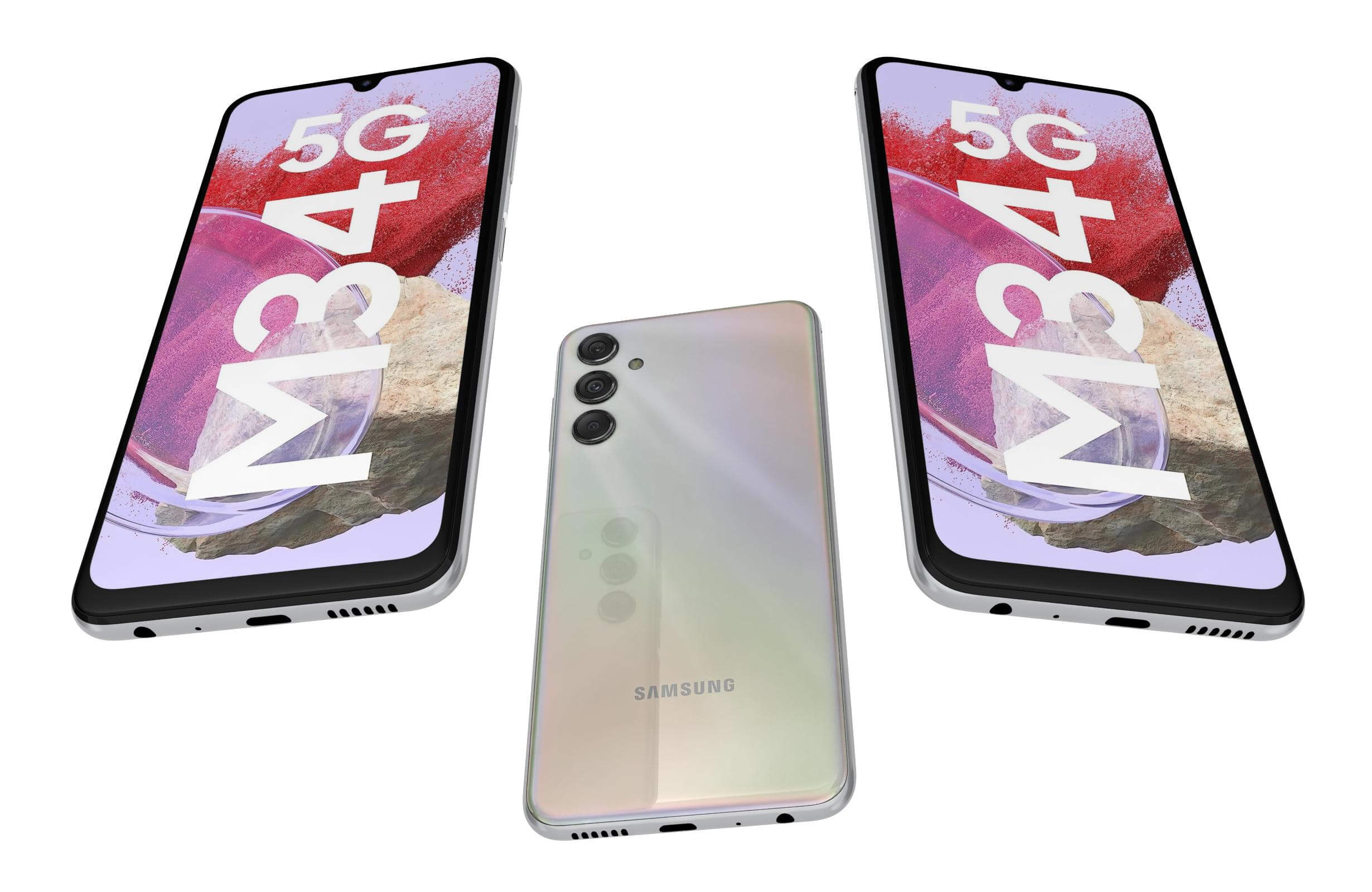 Samsung Galaxy M34 5G All Colors - 3D Model by Rever_Art