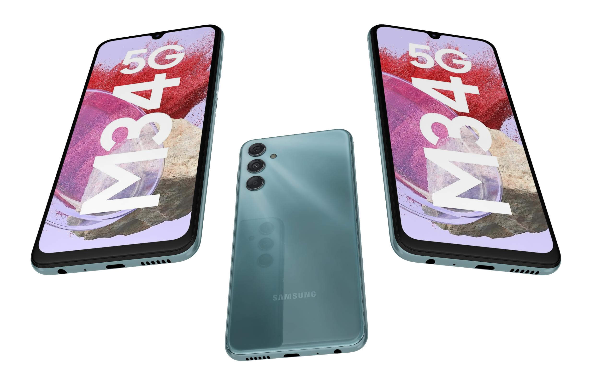 Samsung Galaxy M34 5G All Colors - 3D Model by Rever_Art