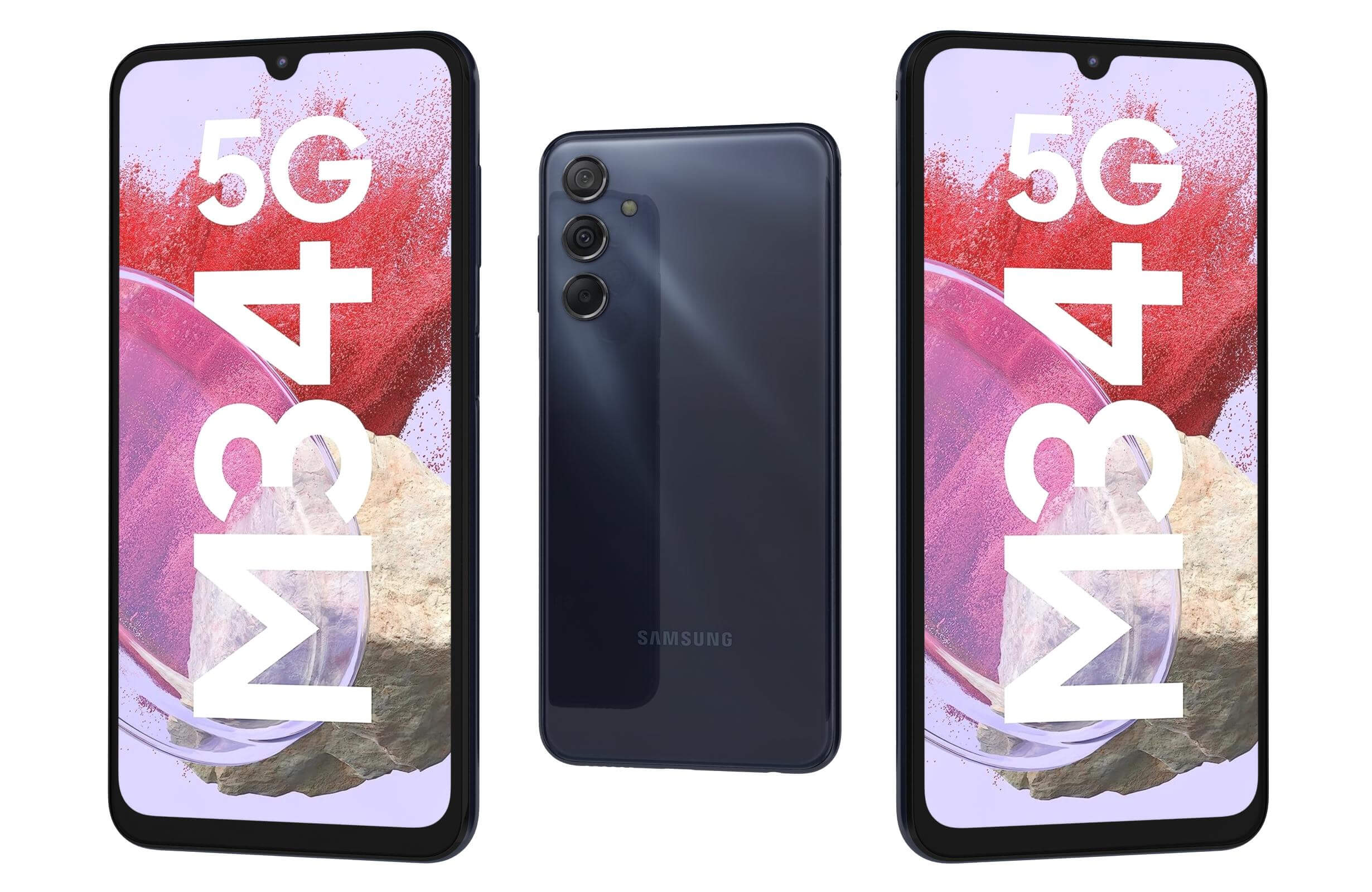 Samsung Galaxy M34 5G Blue - 3D Model by Rever_Art