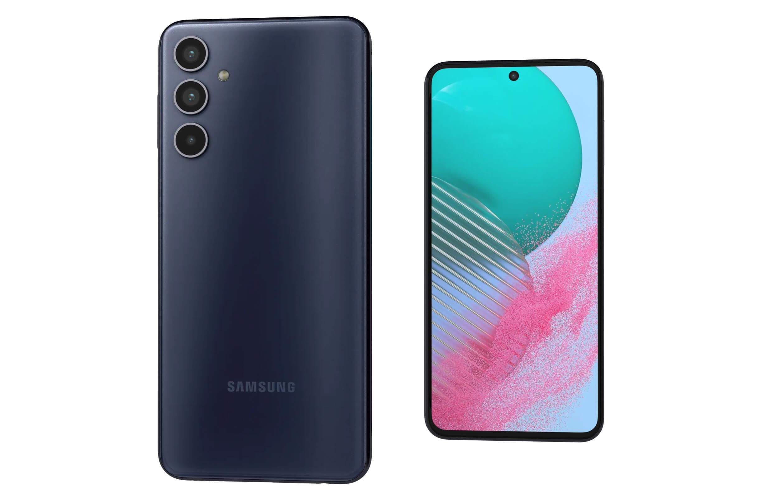 Samsung Galaxy M54 Dark Blue - 3D Model by Rever_Art