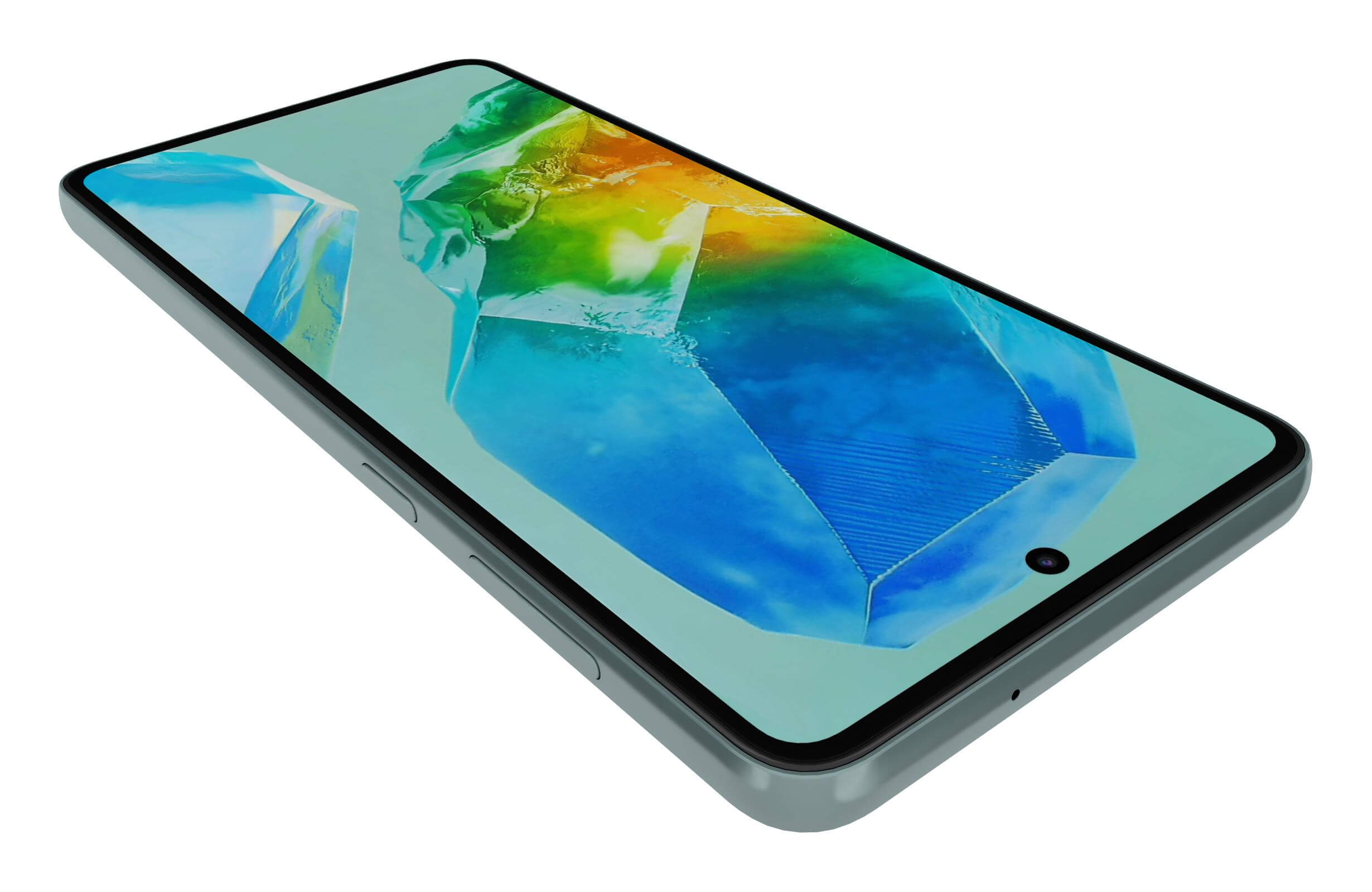 Samsung Galaxy M55S Coral Green - 3D Model by Rever_Art