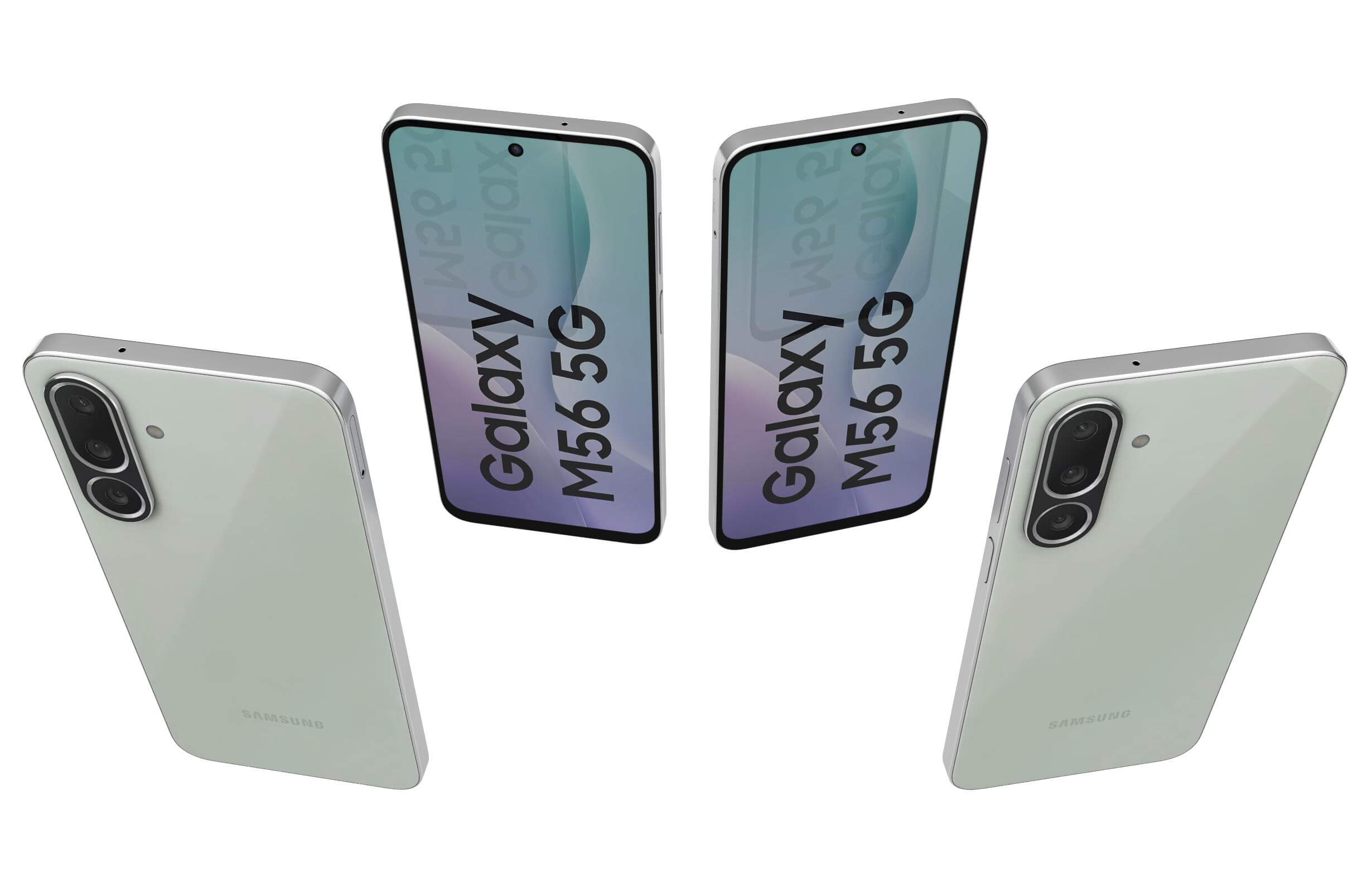 Samsung Galaxy M56 Black And Green - 3D Model by Rever_Art