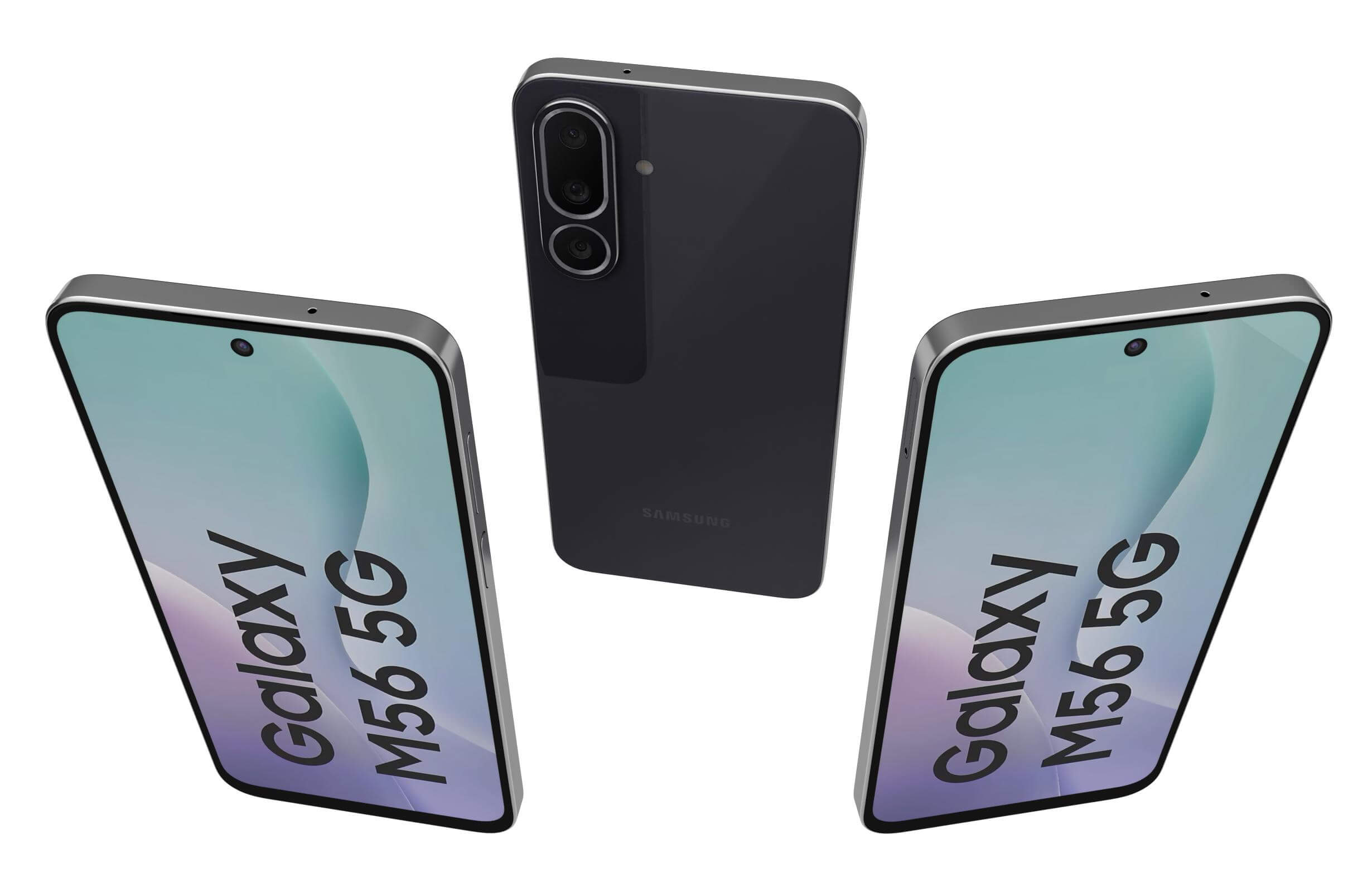 Samsung Galaxy M56 Black And Green - 3D Model by Rever_Art