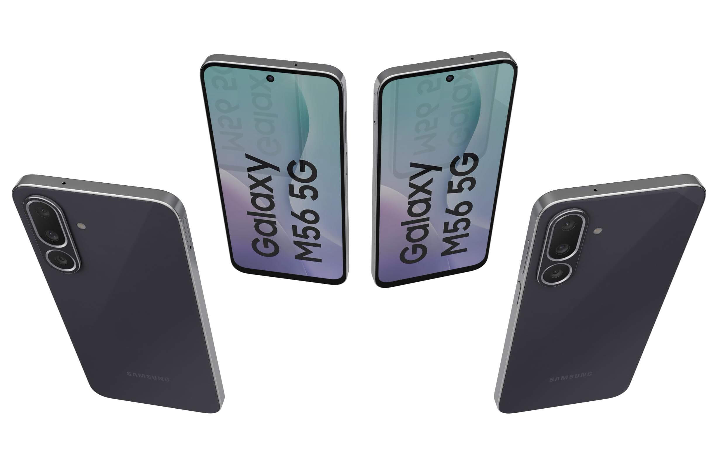 Samsung Galaxy M56 Black - 3D Model by Rever_Art