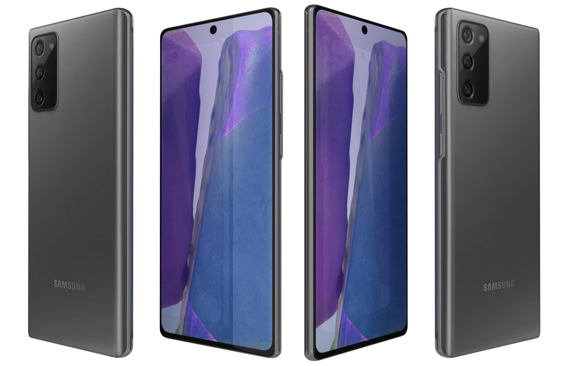 Samsung Galaxy Note 20 All Colors - 3D Model by Rever_Art