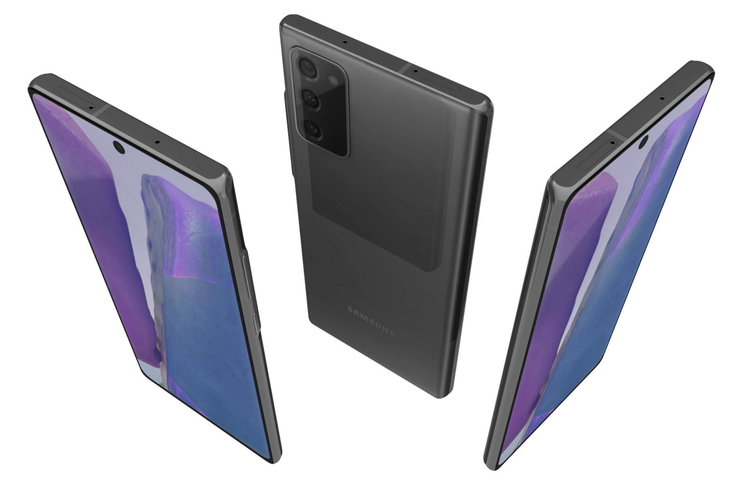 Samsung Galaxy Note 20 All Colors - 3D Model by Rever_Art