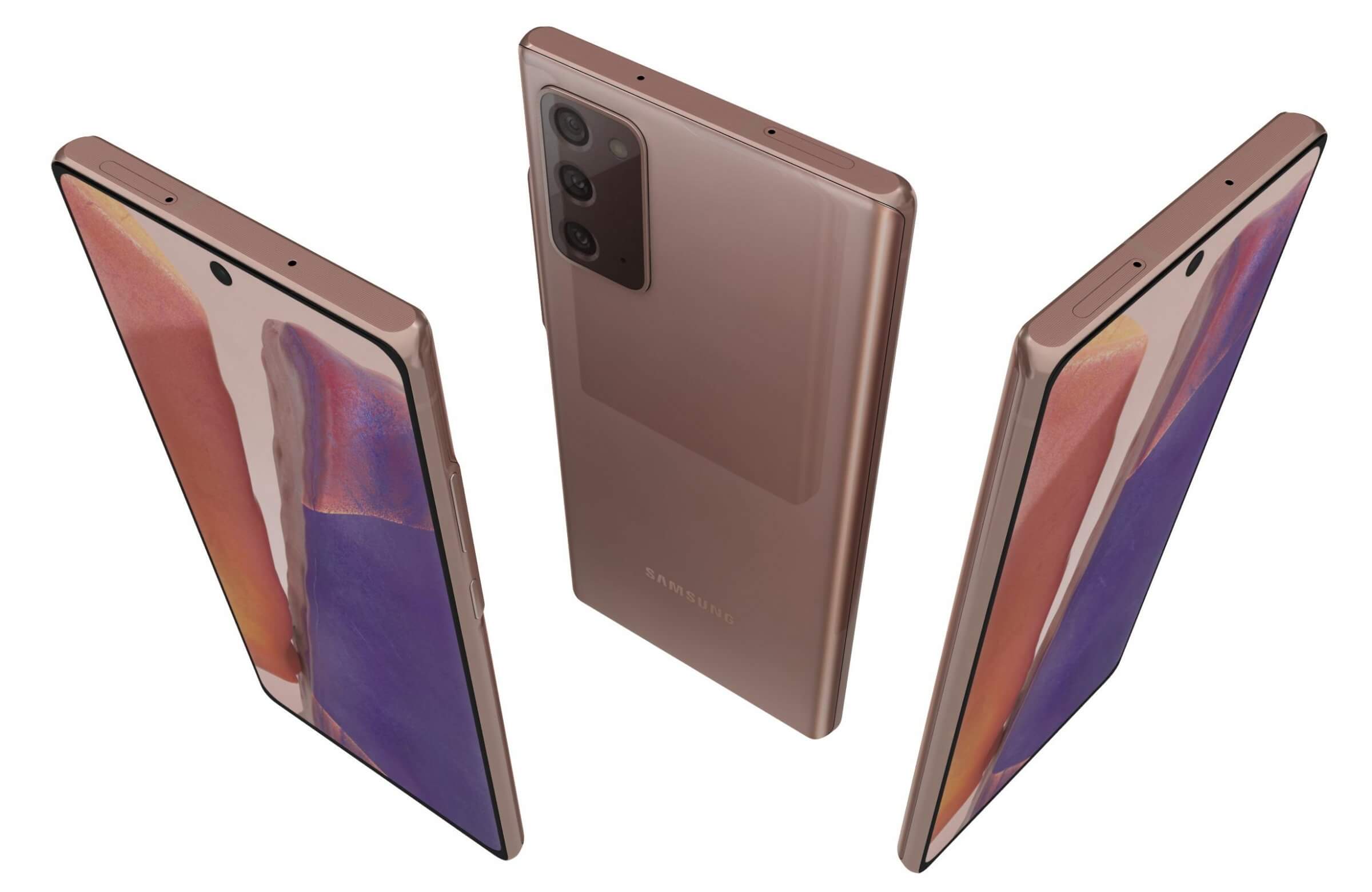 Samsung Galaxy Note 20 All Colors - 3D Model by Rever_Art