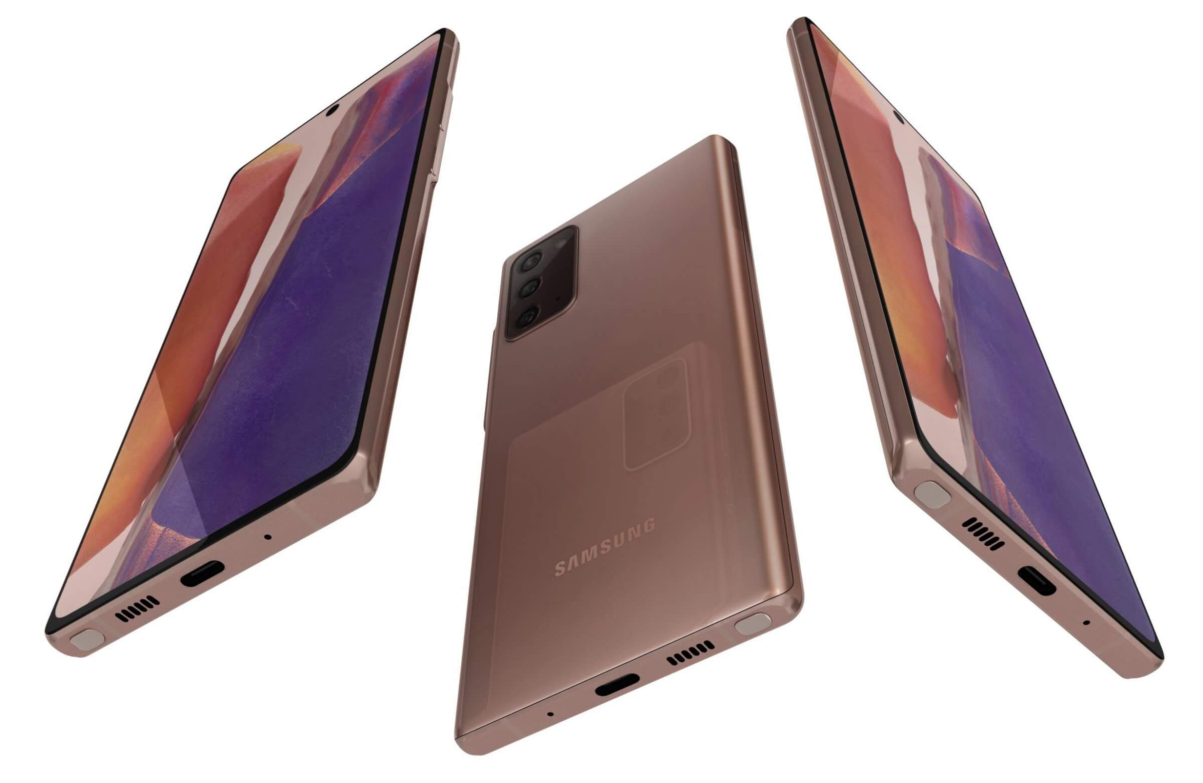 Samsung Galaxy Note 20 All Colors - 3D Model by Rever_Art