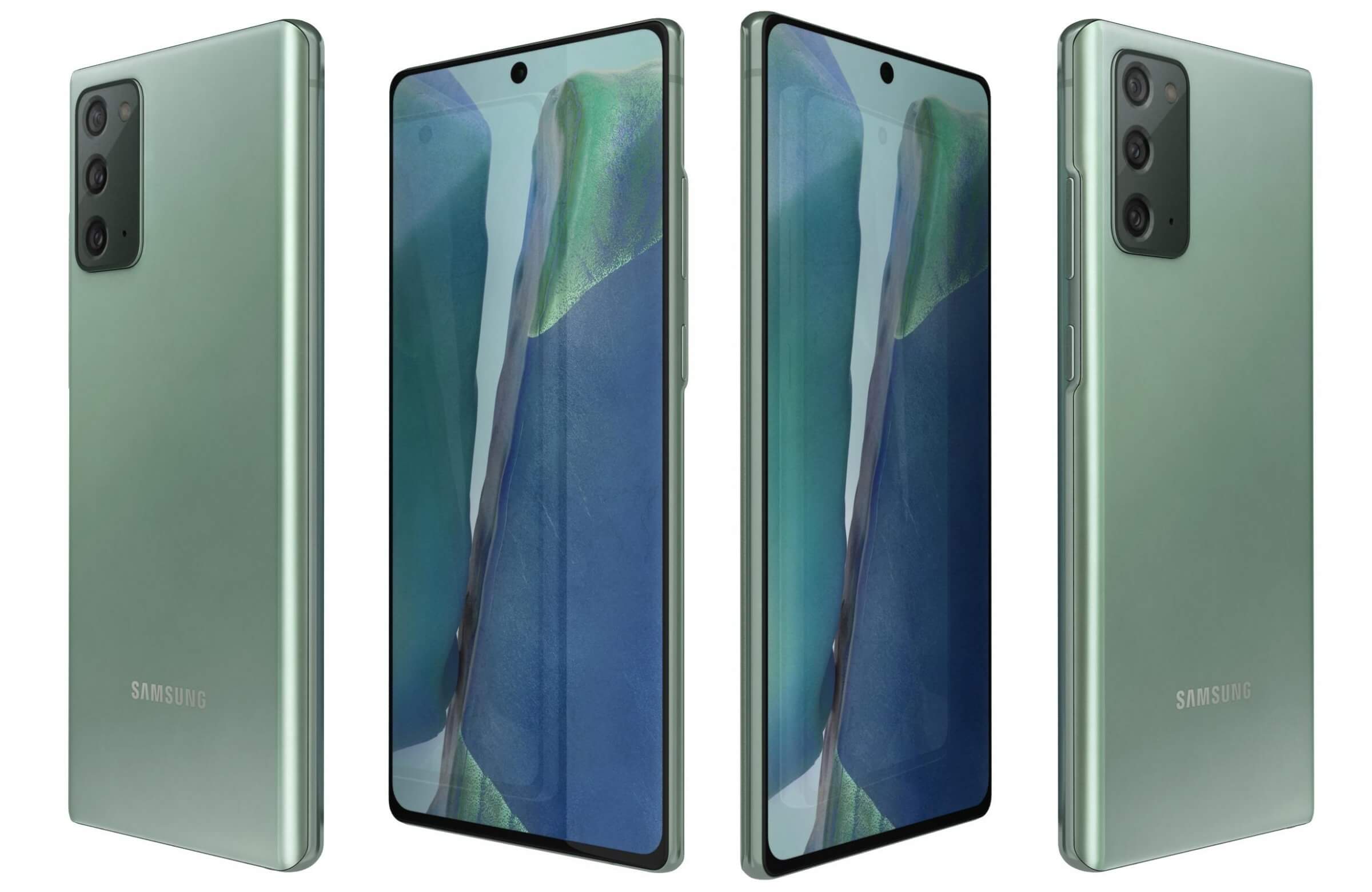 Samsung Galaxy Note 20 All Colors - 3D Model by Rever_Art