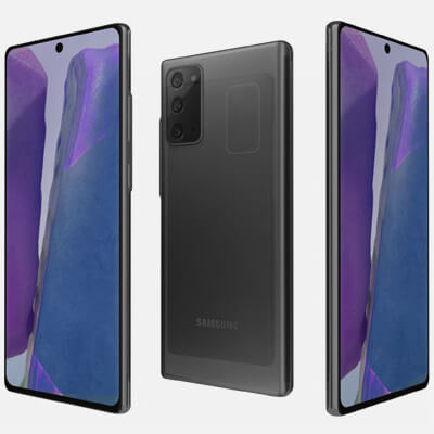 Samsung Galaxy Note 20 Mystic Gray - 3D Model by Rever_Art