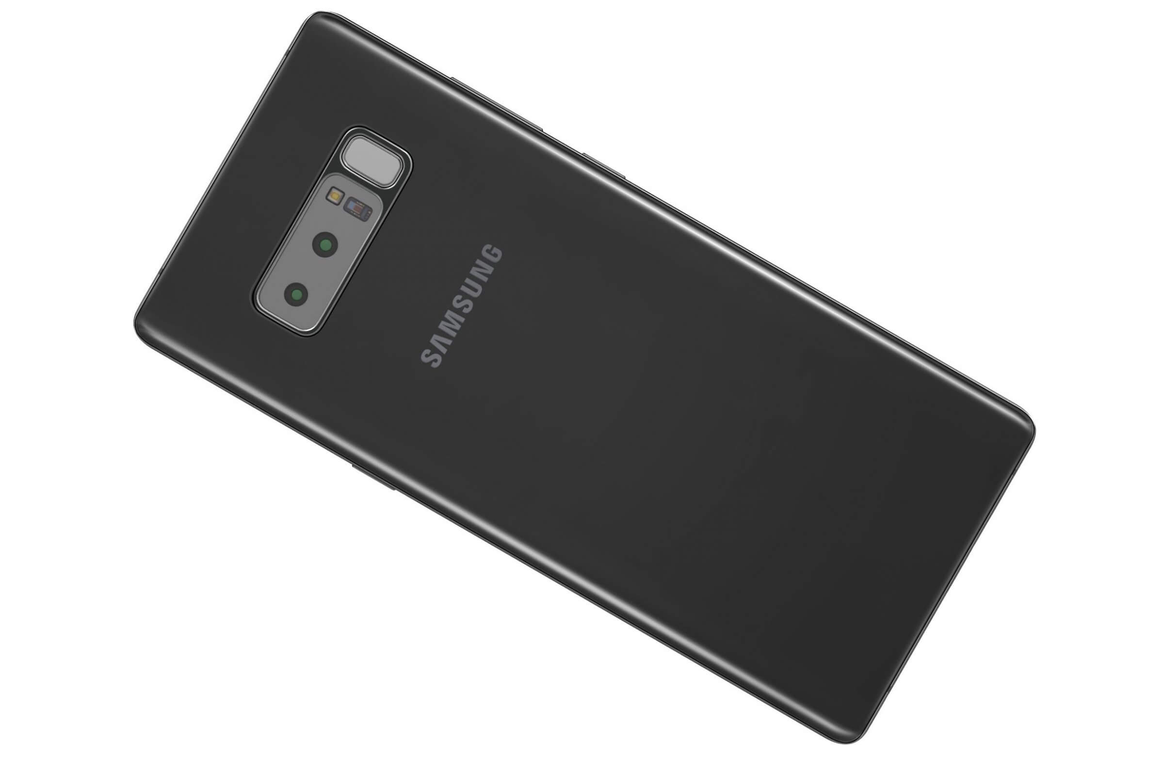 Samsung Galaxy Note 8 Midnight Black - 3D Model by Rever_Art