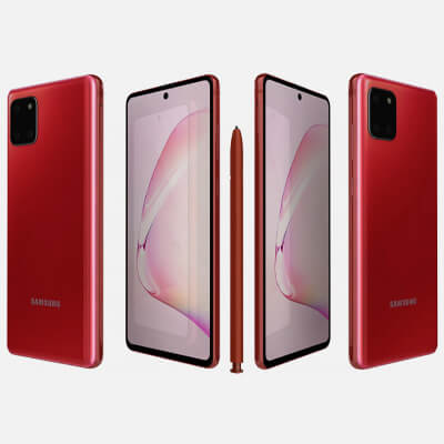 Samsung Galaxy Note10 Lite Aura Red - 3D Model by Rever_Art