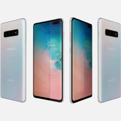 Samsung Galaxy S10 Plus Ceramic White - 3D Model by Rever_Art