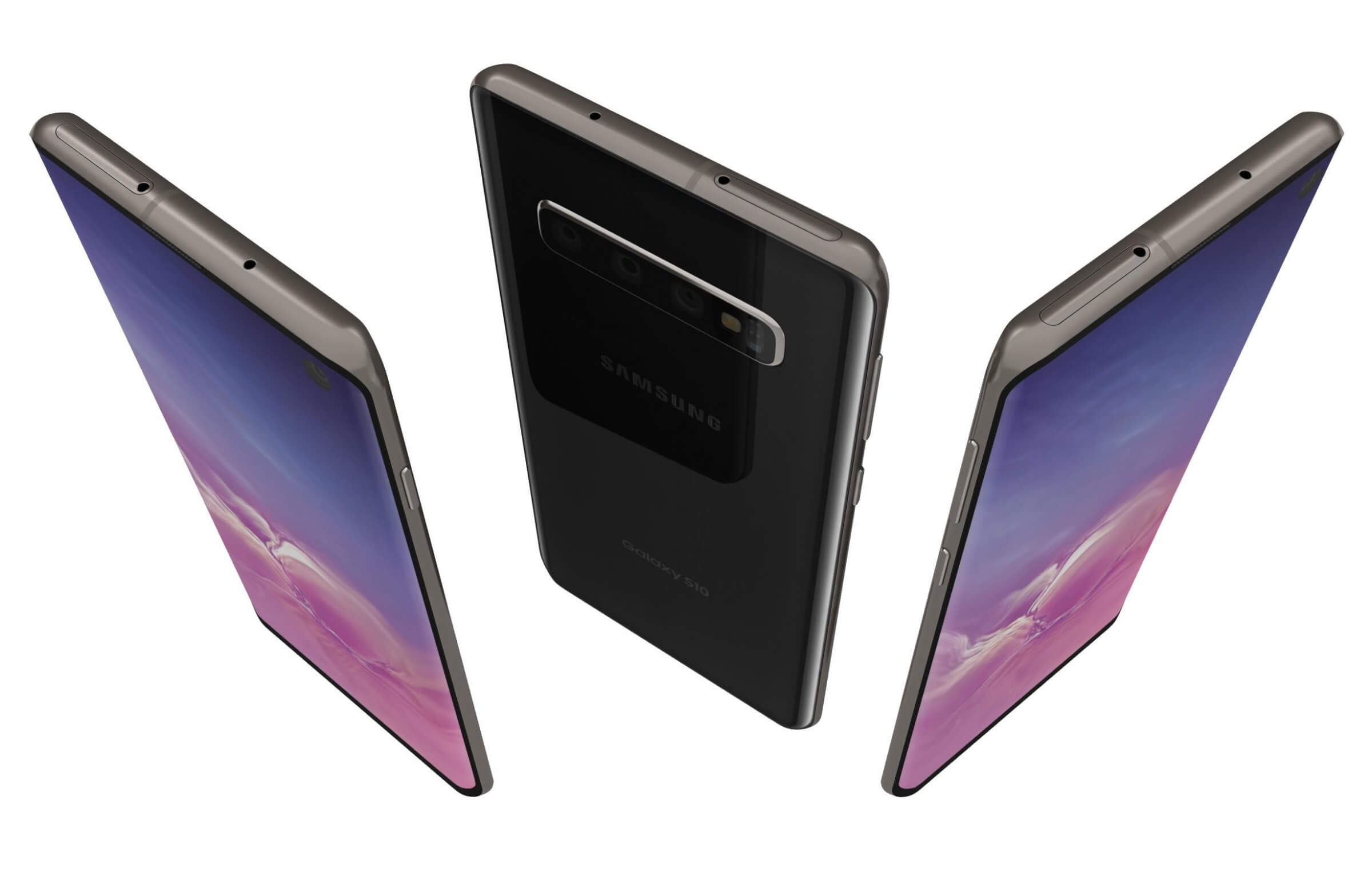 Samsung Galaxy S10 Prism Black - 3D Model by Rever_Art