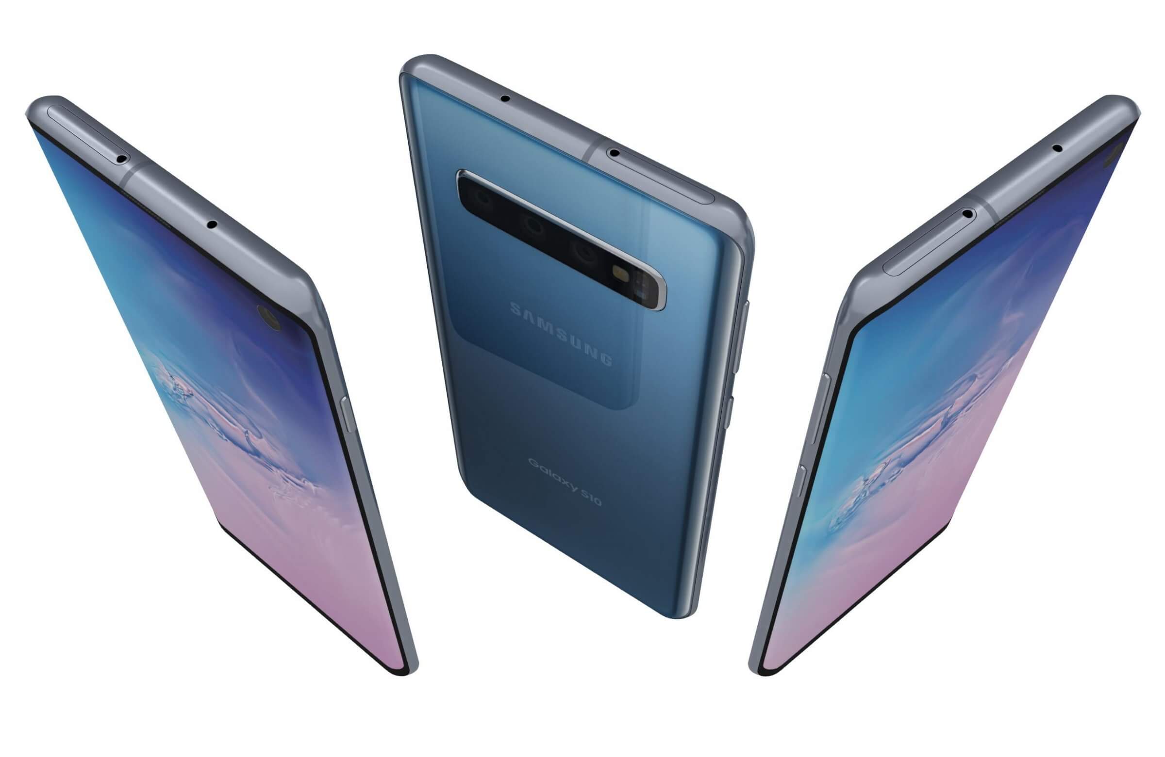 Samsung Galaxy S10 Prism Blue - 3D Model by Rever_Art