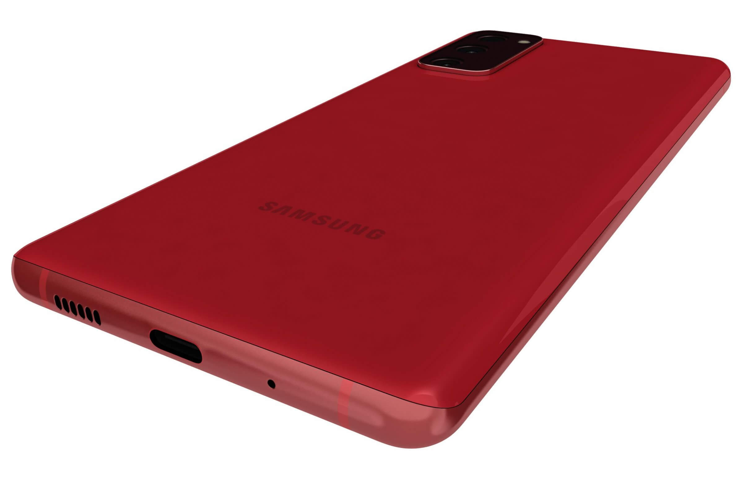 Samsung Galaxy S20 FE Cloud Red - 3D Model by Rever_Art