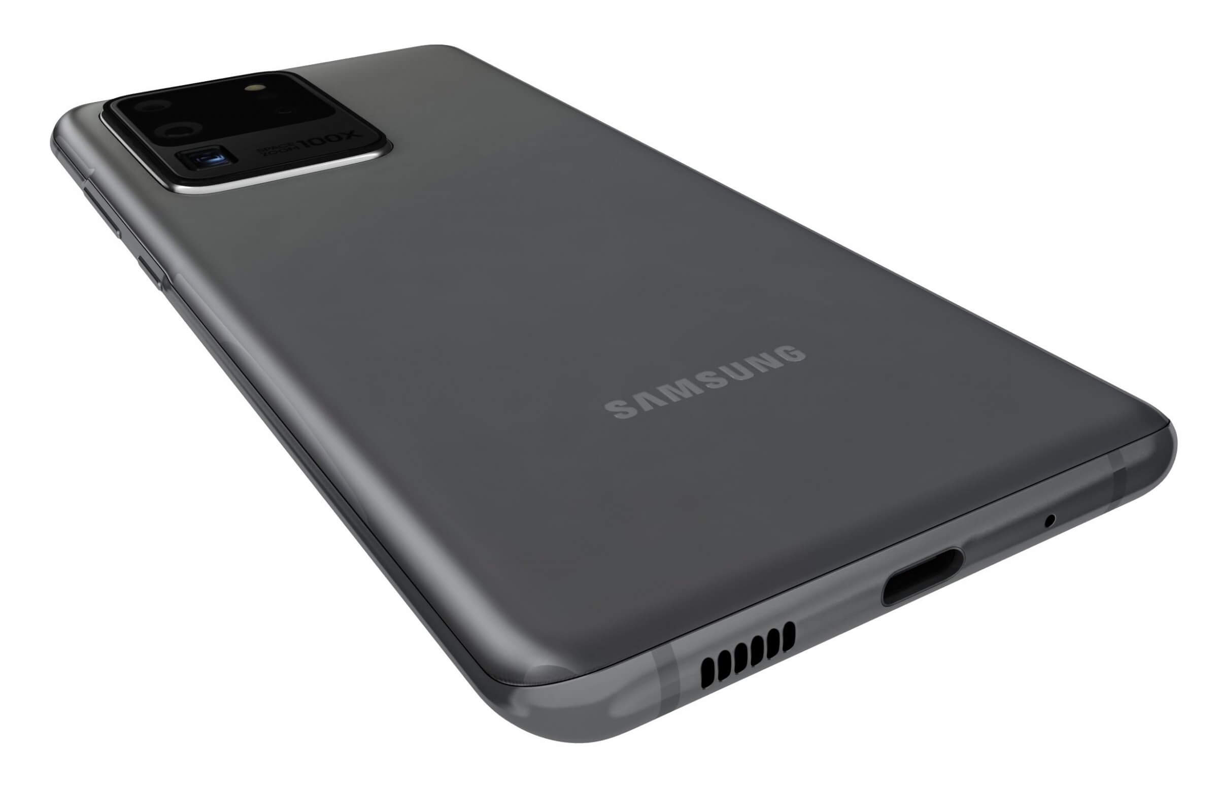 Samsung Galaxy S20 Ultra 5G Cosmic Grey - 3D Model by Rever_Art