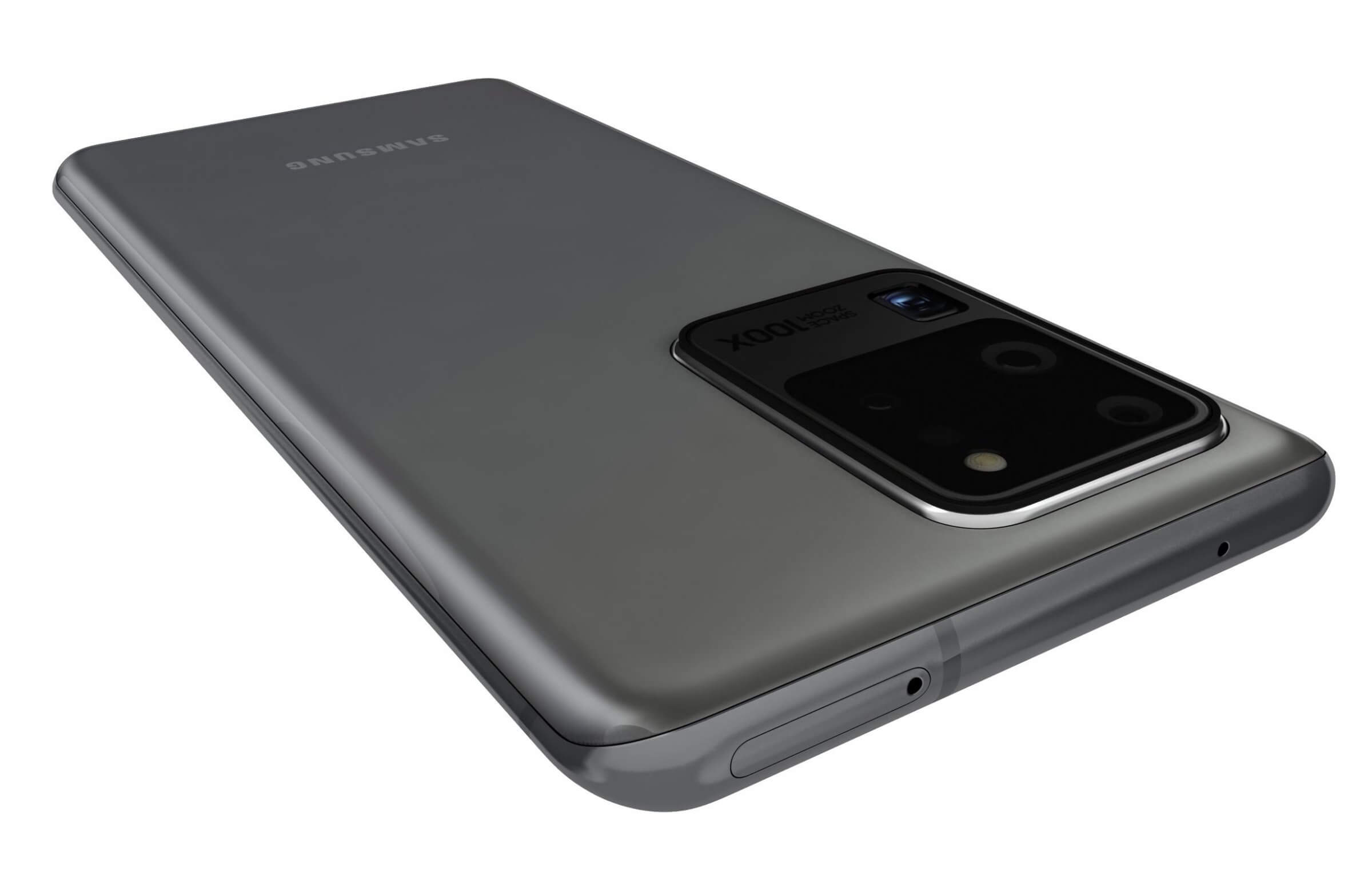 Samsung Galaxy S20 Ultra 5G Cosmic Grey - 3D Model by Rever_Art