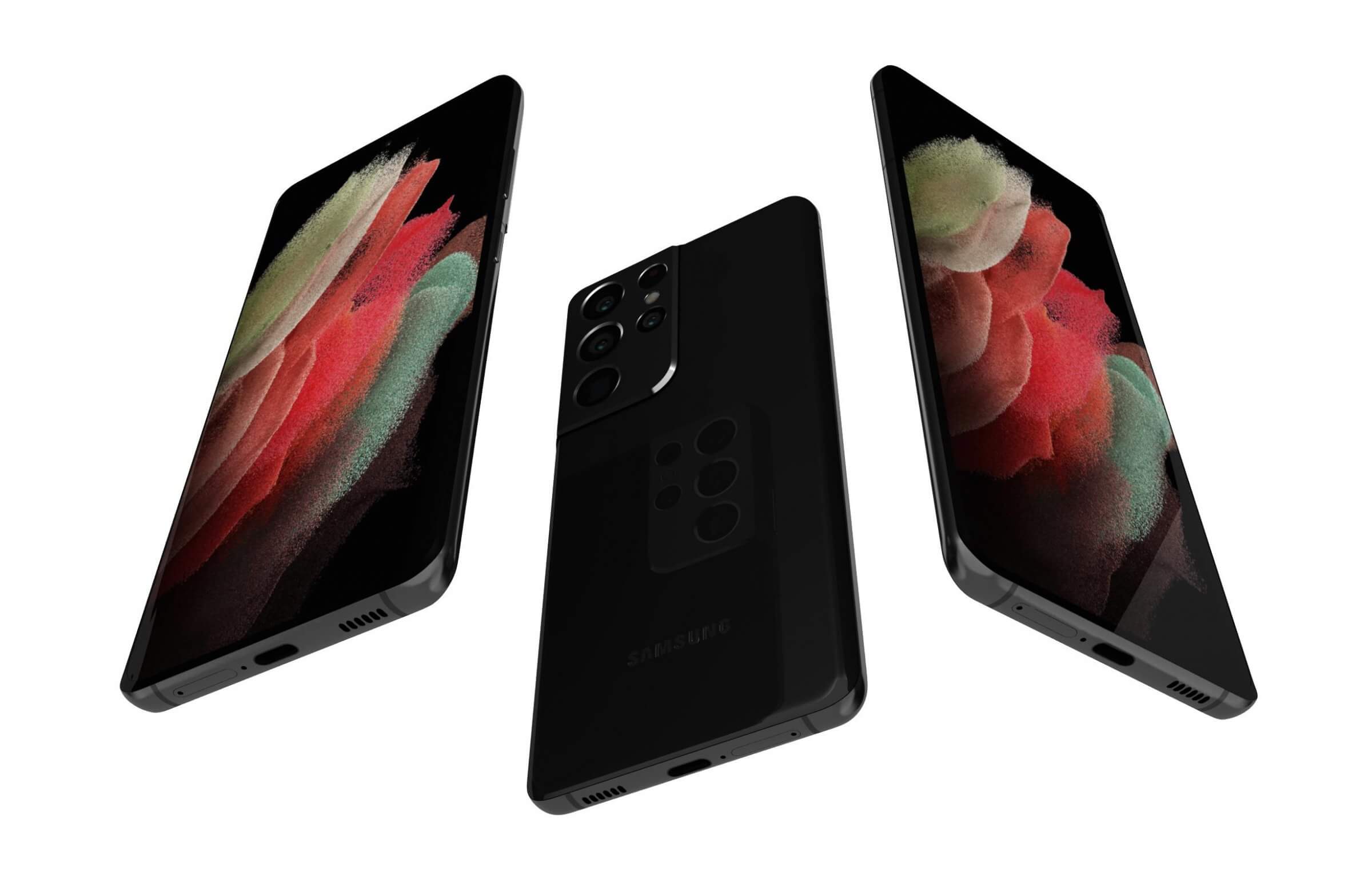 Samsung Galaxy S21 5G Ultra All Colors - 3D Model by Rever_Art