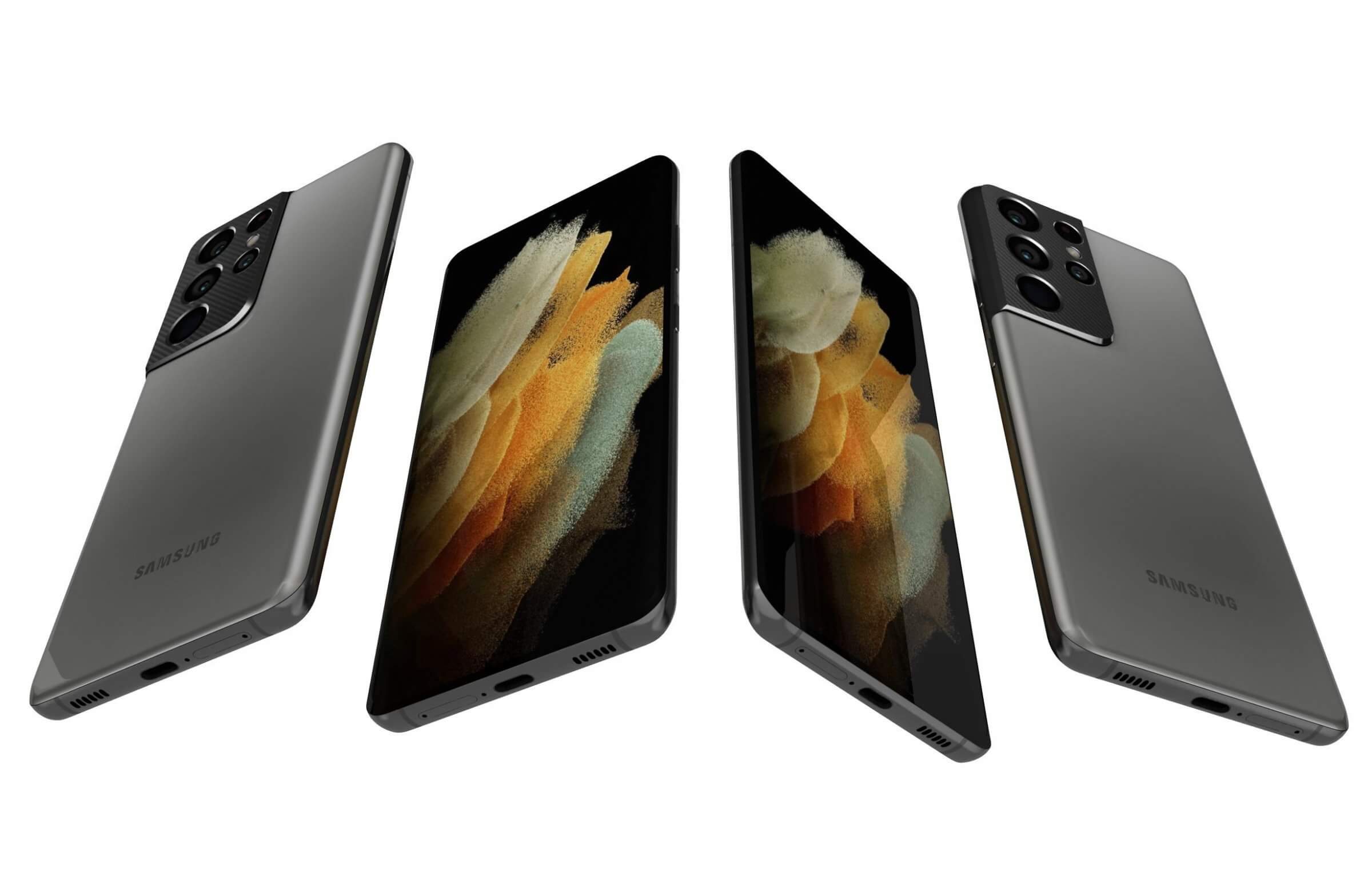 Samsung Galaxy S21 5G Ultra All Colors - 3D Model by Rever_Art