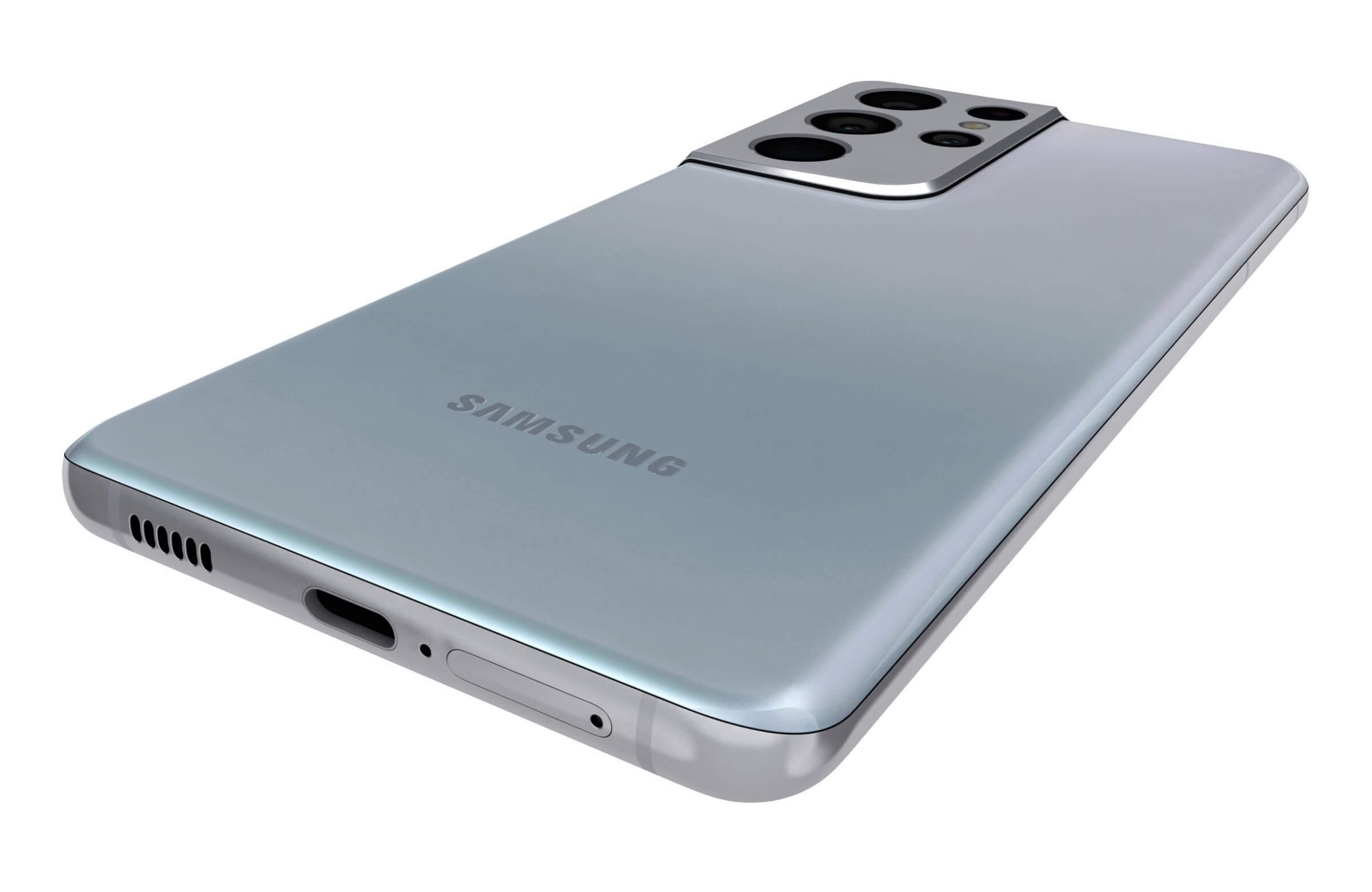 Samsung Galaxy S21 5G Ultra Phantom Silver - 3D Model by Rever_Art