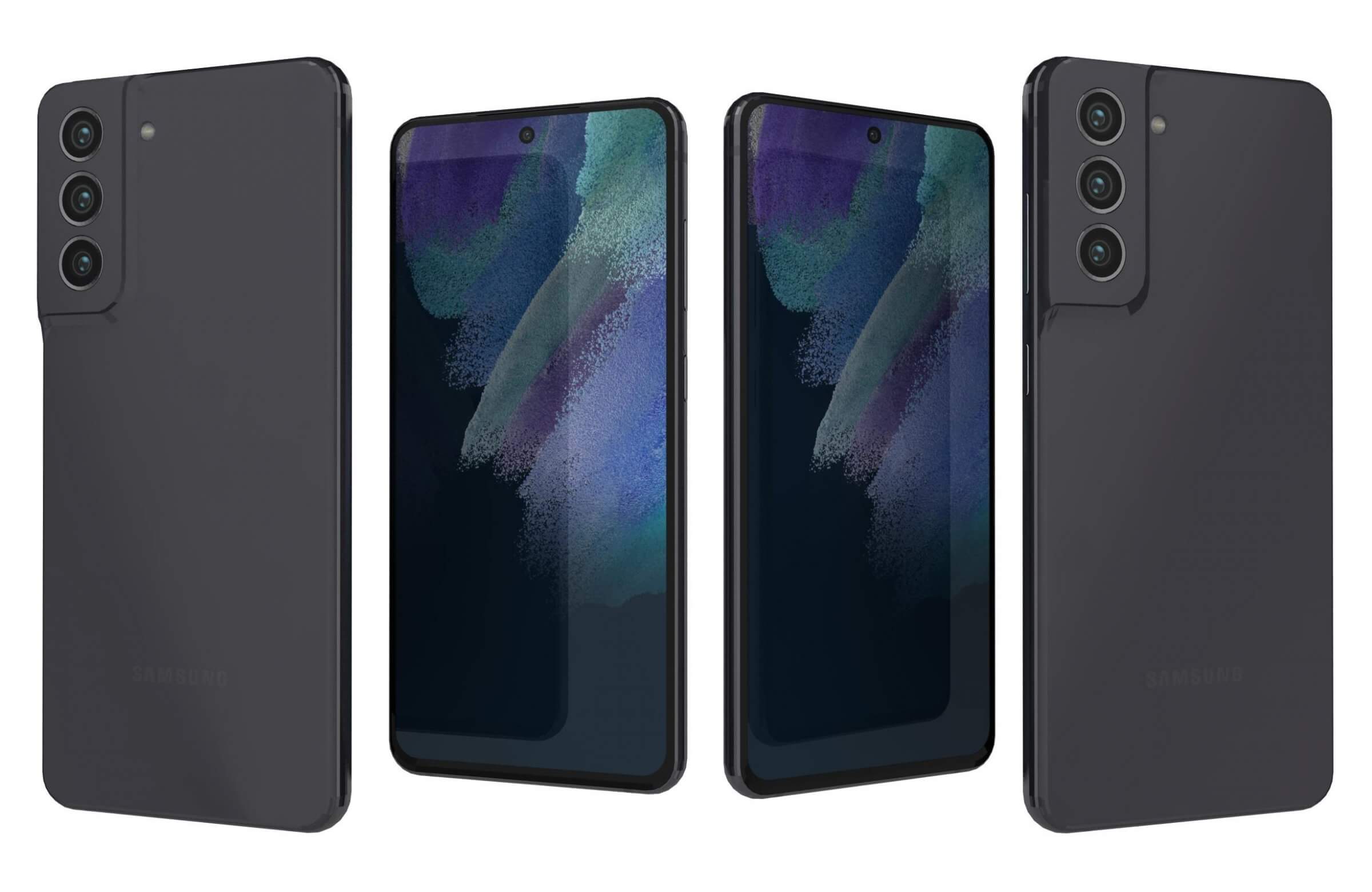 Samsung Galaxy S21 FE 5G All Colors - 3D Model by Rever_Art