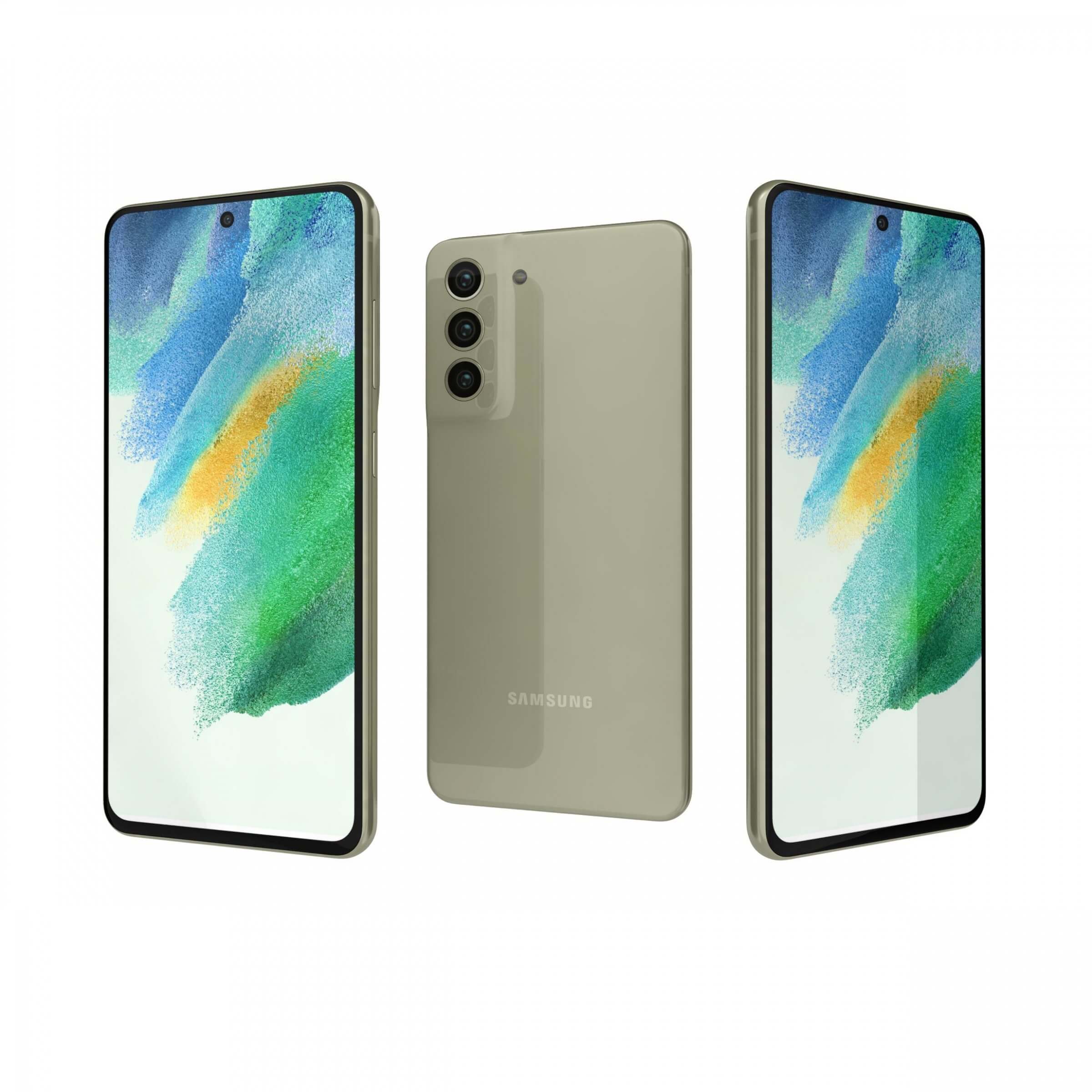 Samsung Galaxy S21 FE 5G All Colors - 3D Model by Rever_Art