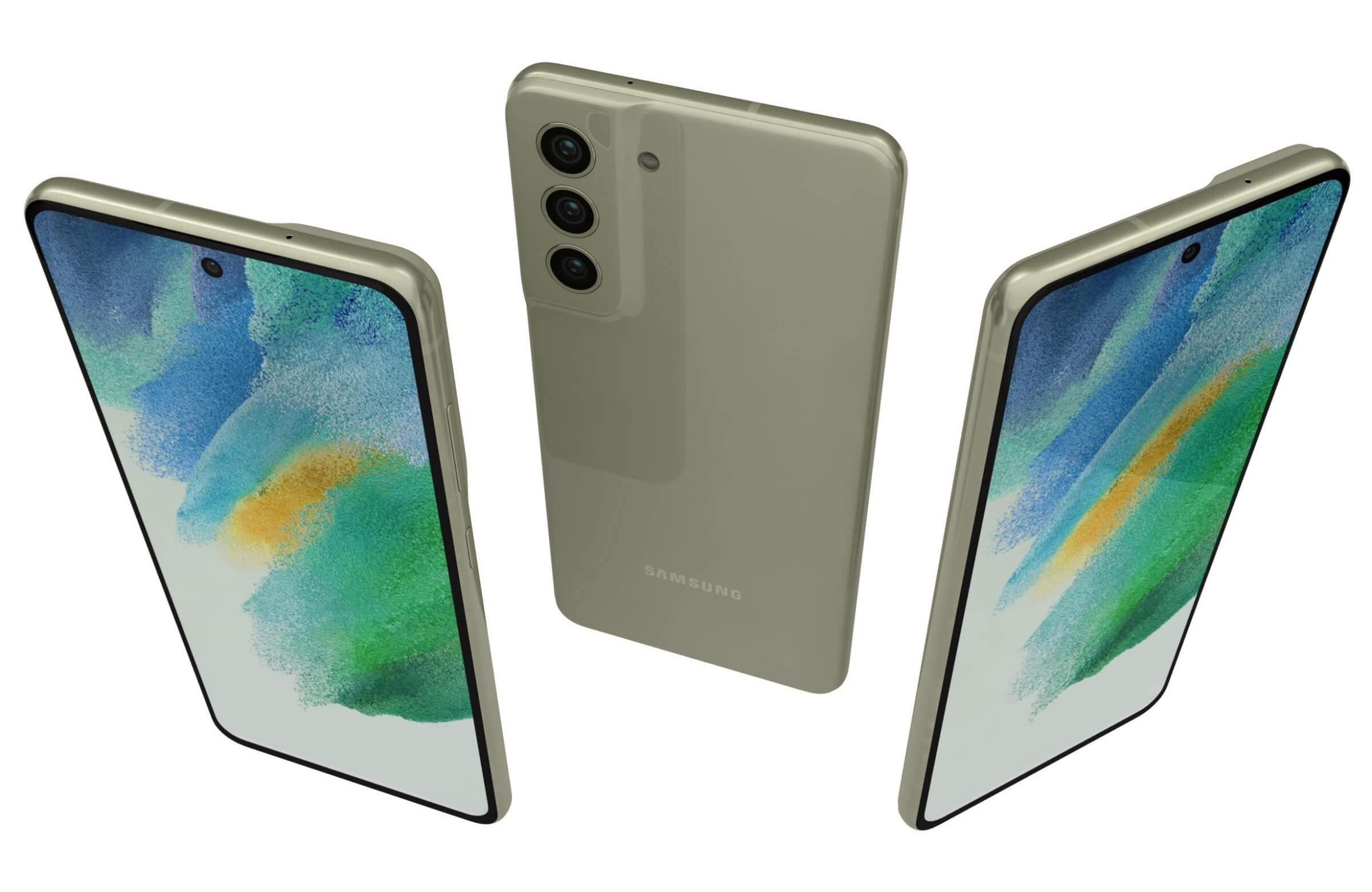 Samsung Galaxy S21 FE 5G All Colors - 3D Model by Rever_Art