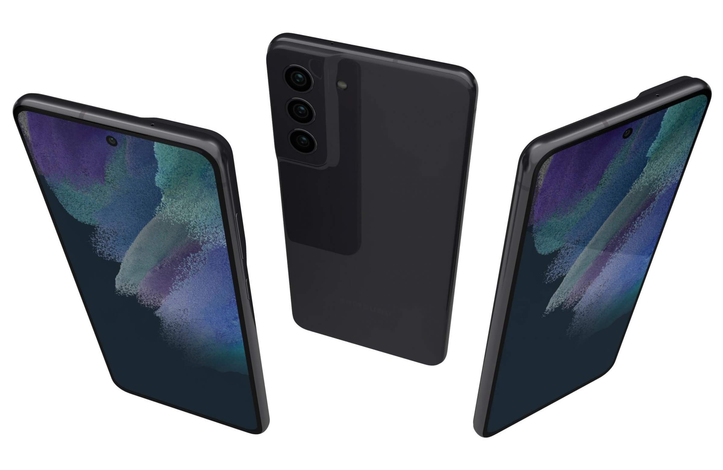 Samsung Galaxy S21 FE 5G Graphite - 3D Model by Rever_Art