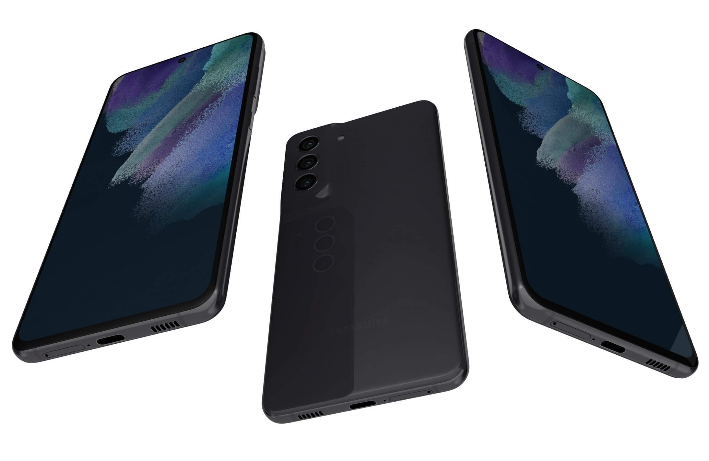 Samsung Galaxy S21 FE 5G Graphite - 3D Model by Rever_Art