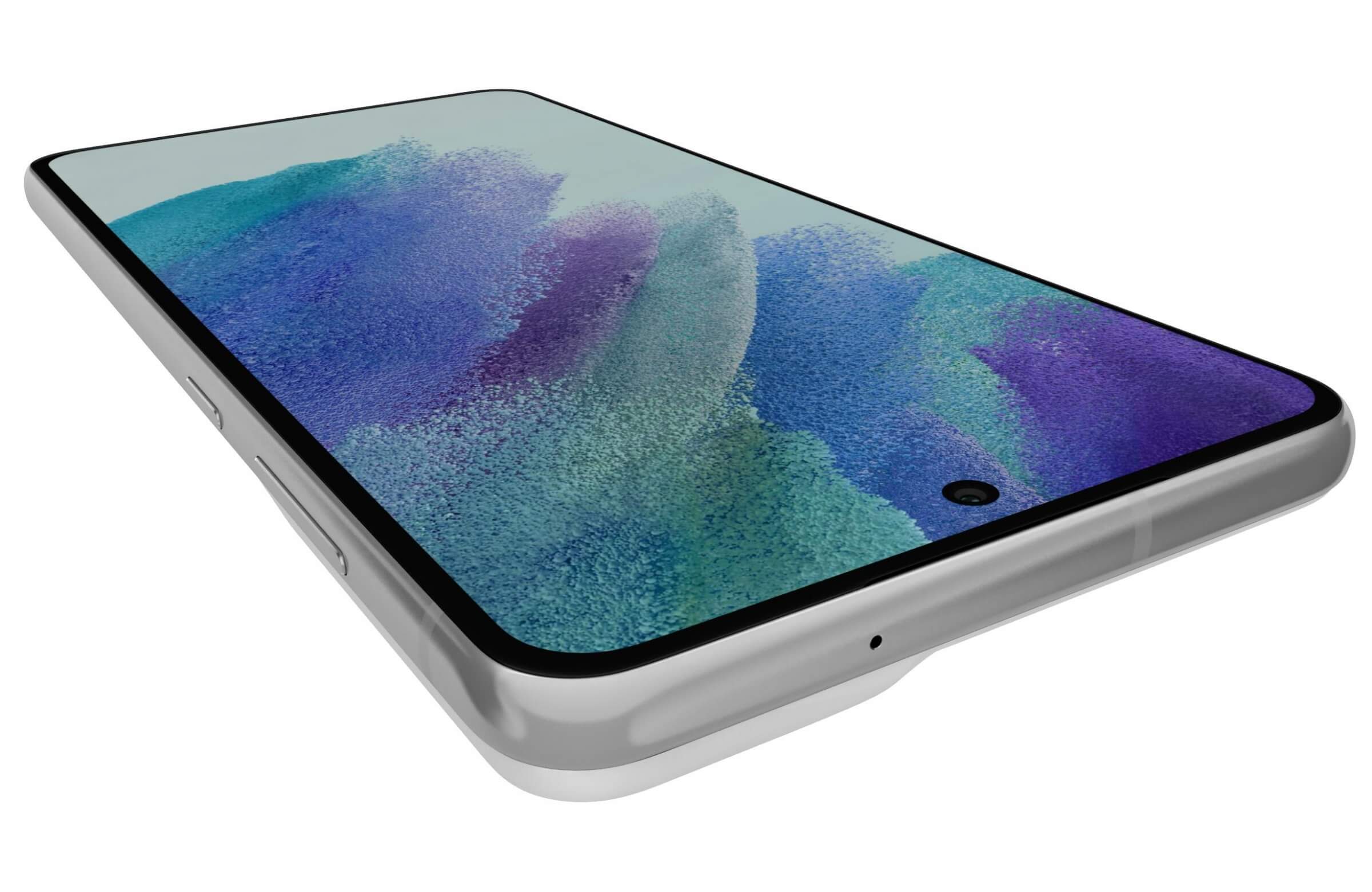 Samsung Galaxy S21 FE 5G White - 3D Model by Rever_Art