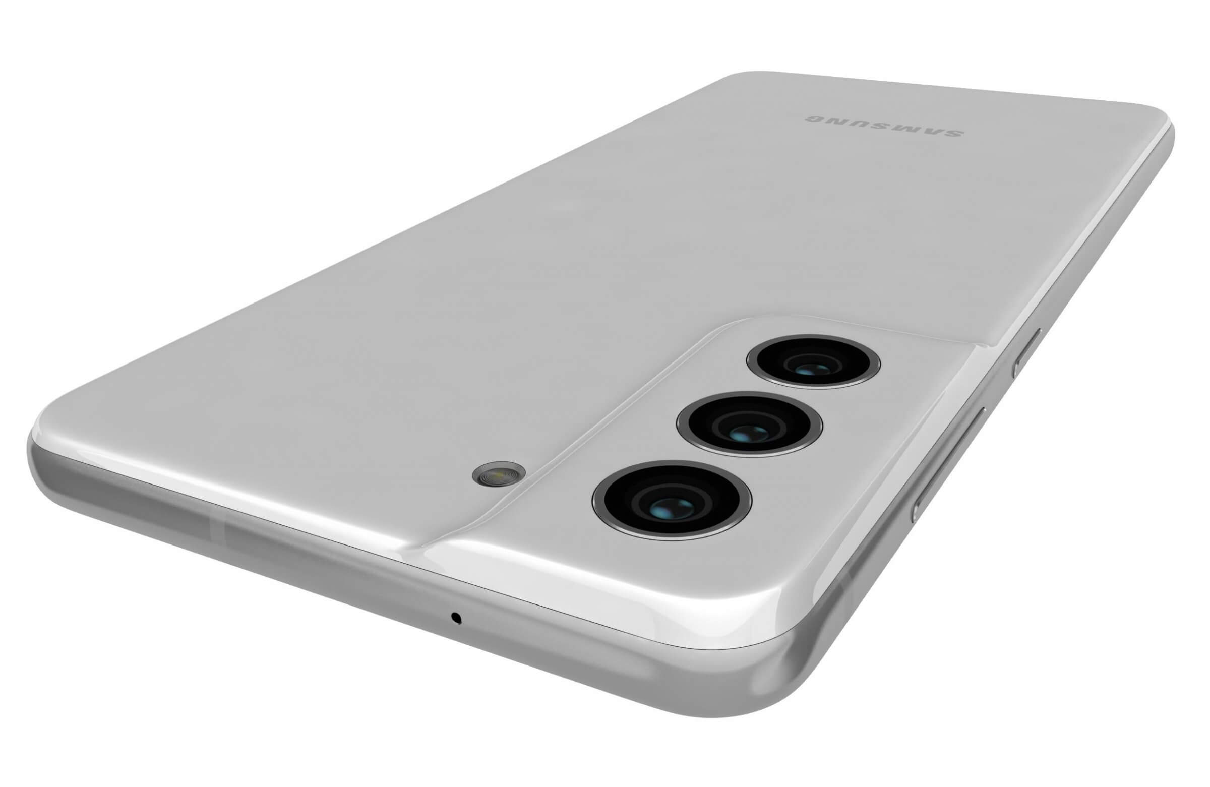 Samsung Galaxy S21 FE 5G White - 3D Model by Rever_Art