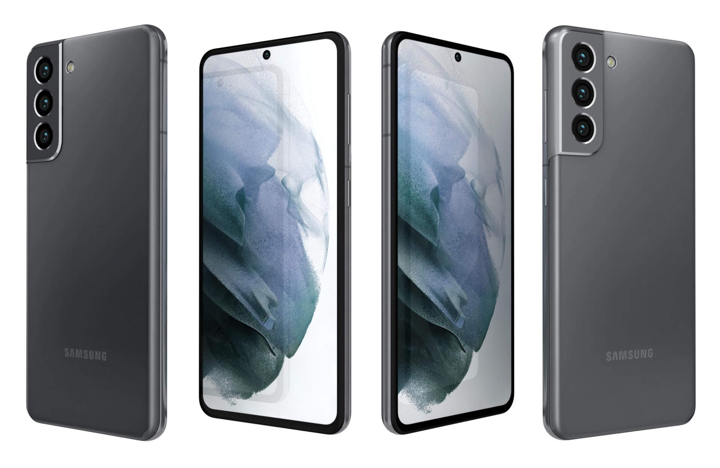 Samsung Galaxy S21 Phantom Gray - 3D Model by Rever_Art