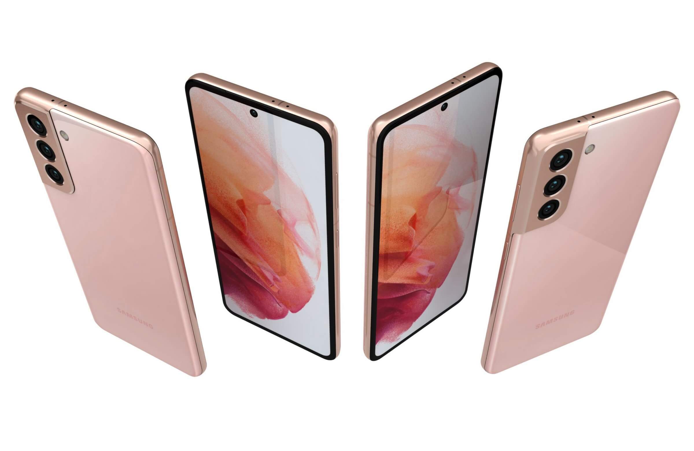 Samsung Galaxy S21 Phantom Pink - 3D Model by Rever_Art